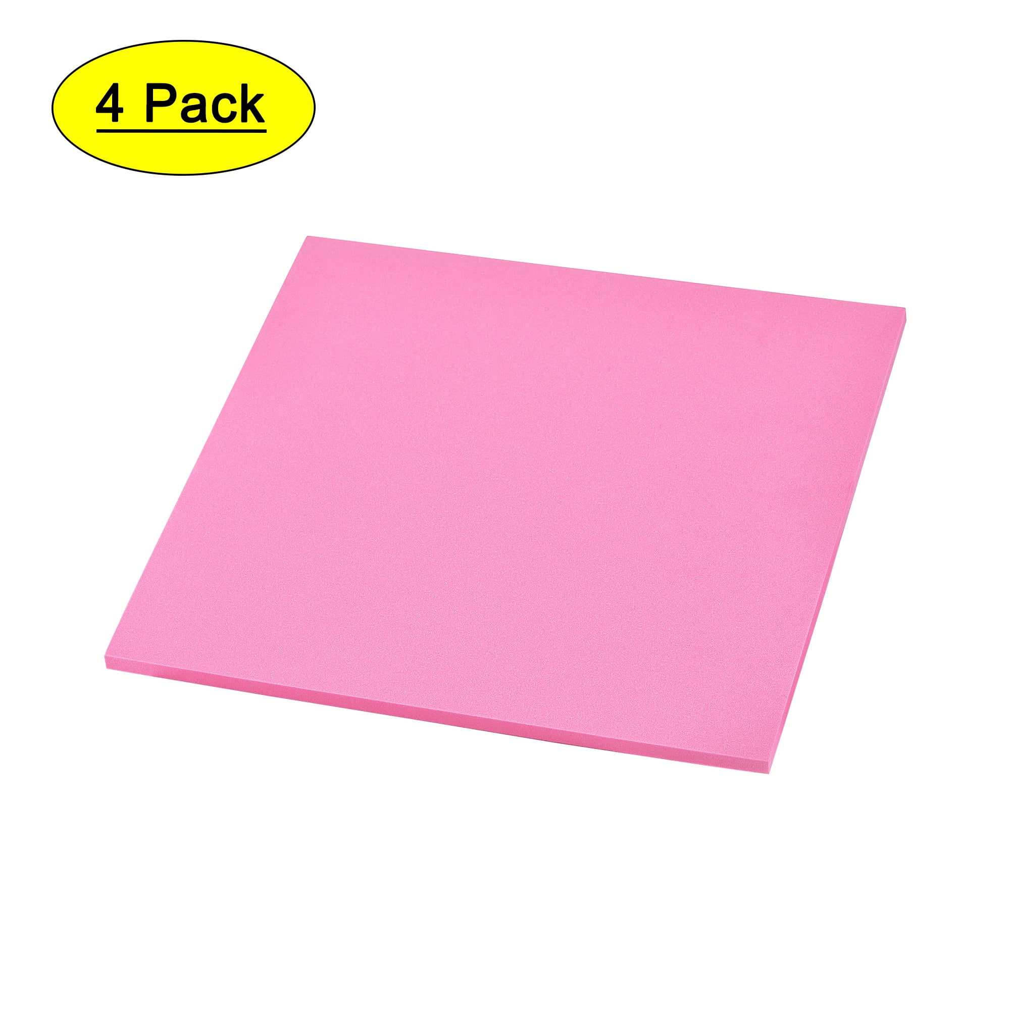 Uxcell Pink EVA Foam Sheets 10 x 10 Inch 7mm Thickness for Crafts DIY ...