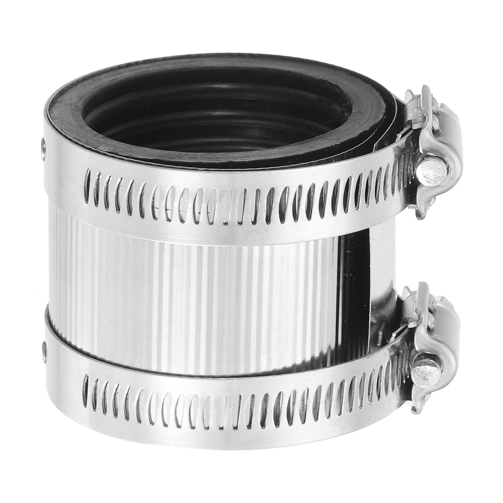 Uxcell Pipe Clamp, 53-61mm Stainless Steel Pipe Connector for PVC and ...