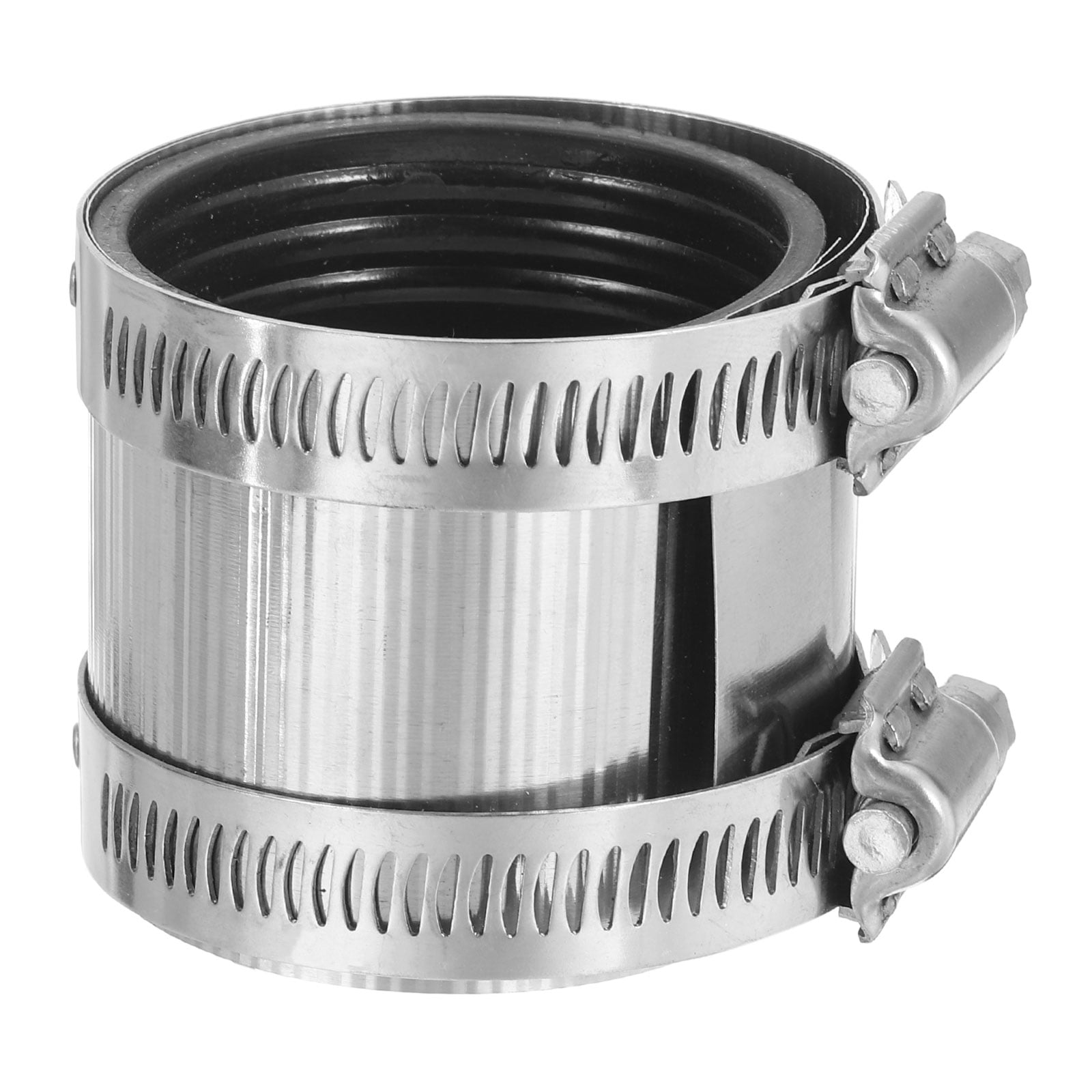 Uxcell Pipe Clamp, 55mm Stainless Steel Pipe Connector for and Metal ...