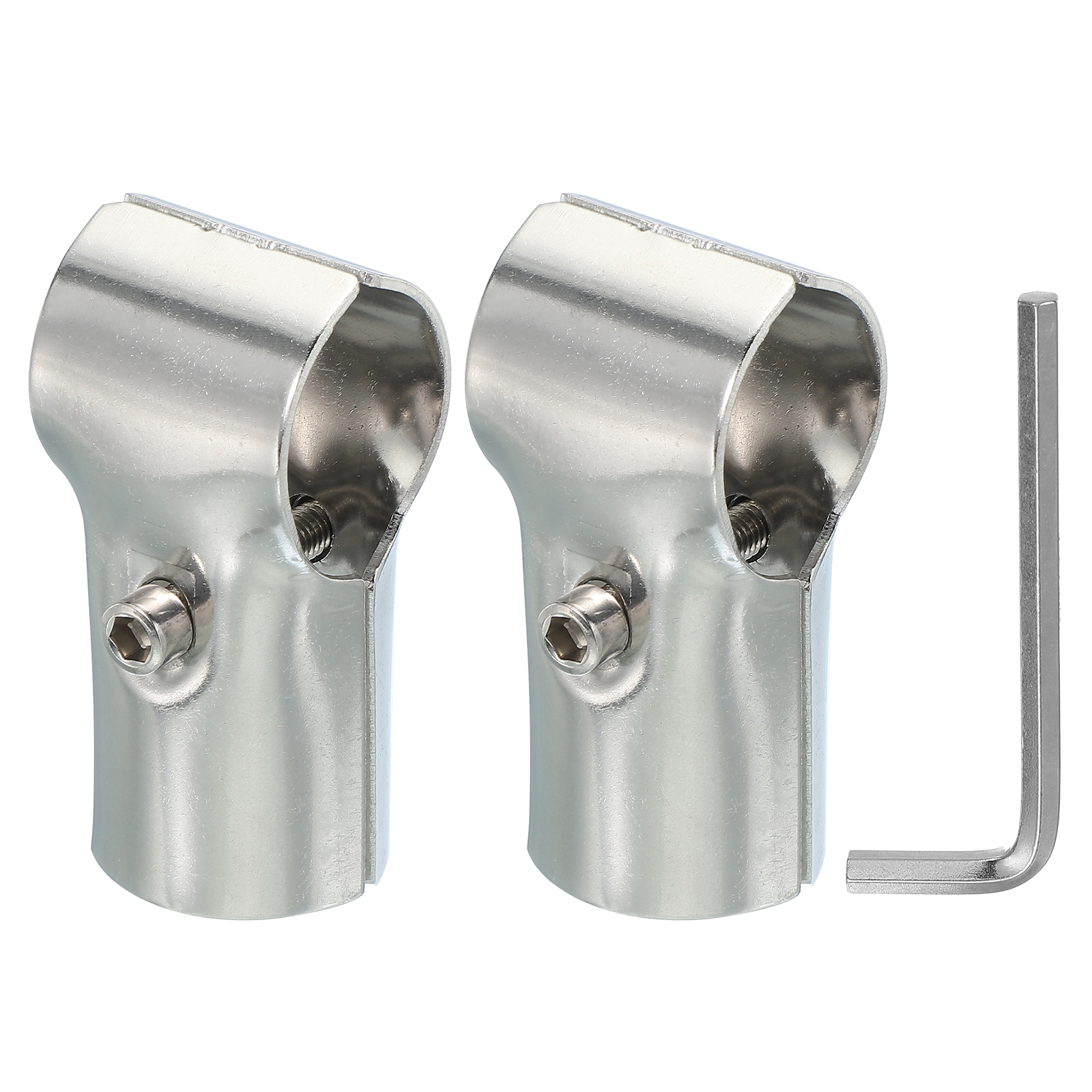 Uxcell Pipe Clamp Connectors, Stainless Steel Chain Link Fence Clamps ...