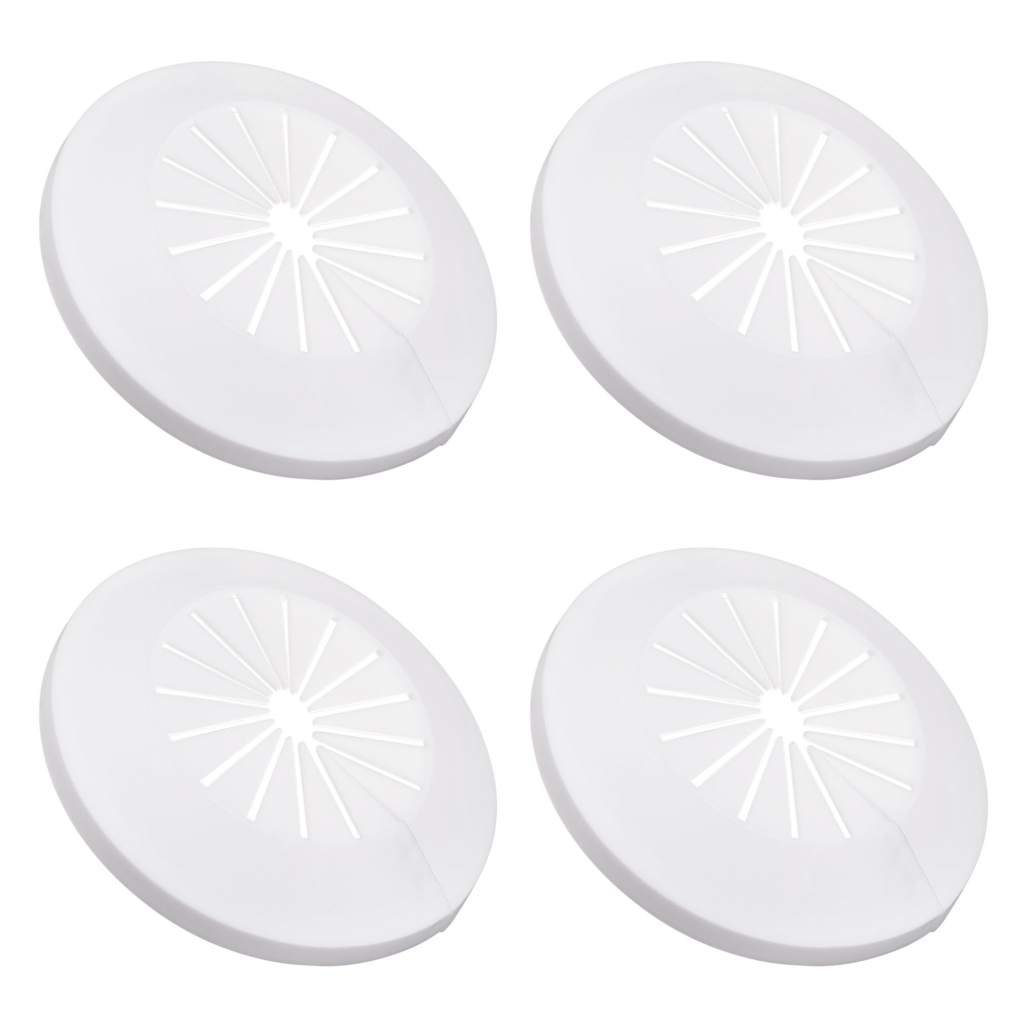 Uxcell Pipe Cover Decoration 0.59" 1.57" PP Escutcheon Water Pipe Drain ...