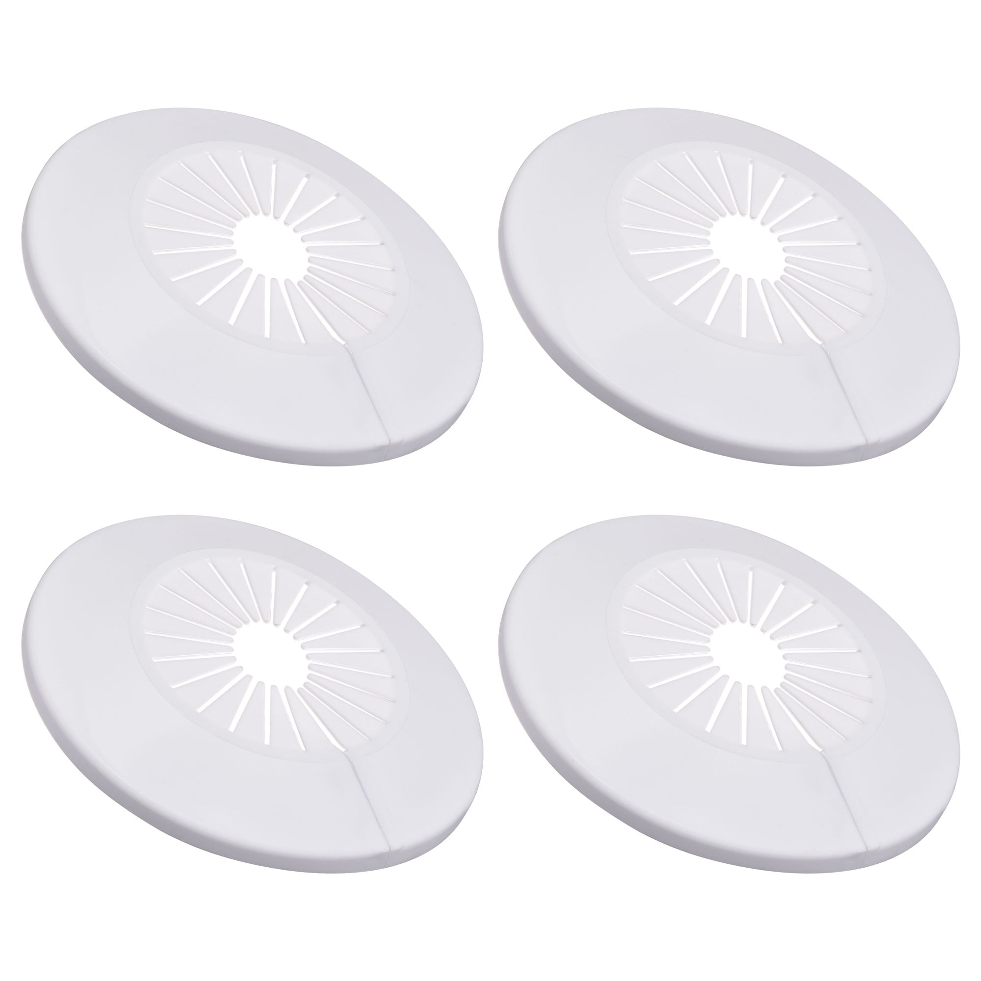 Uxcell Pipe Cover Decoration 30mm-50mm PP Escutcheon Water Pipe Drain ...