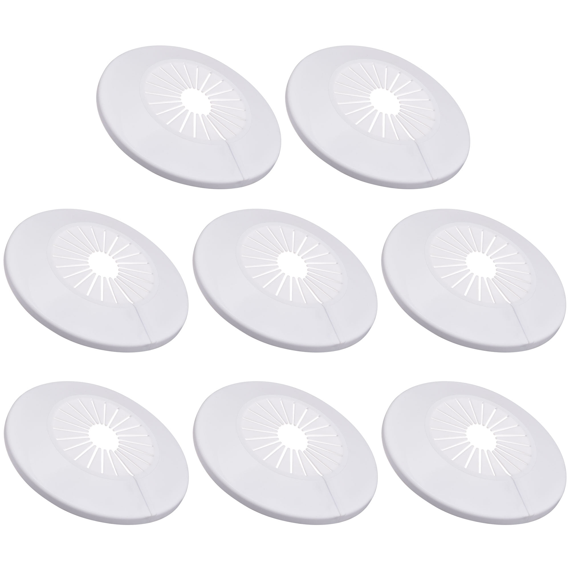 Uxcell Pipe Cover Decoration 30mm-50mm PP Escutcheon Water Pipe Drain ...