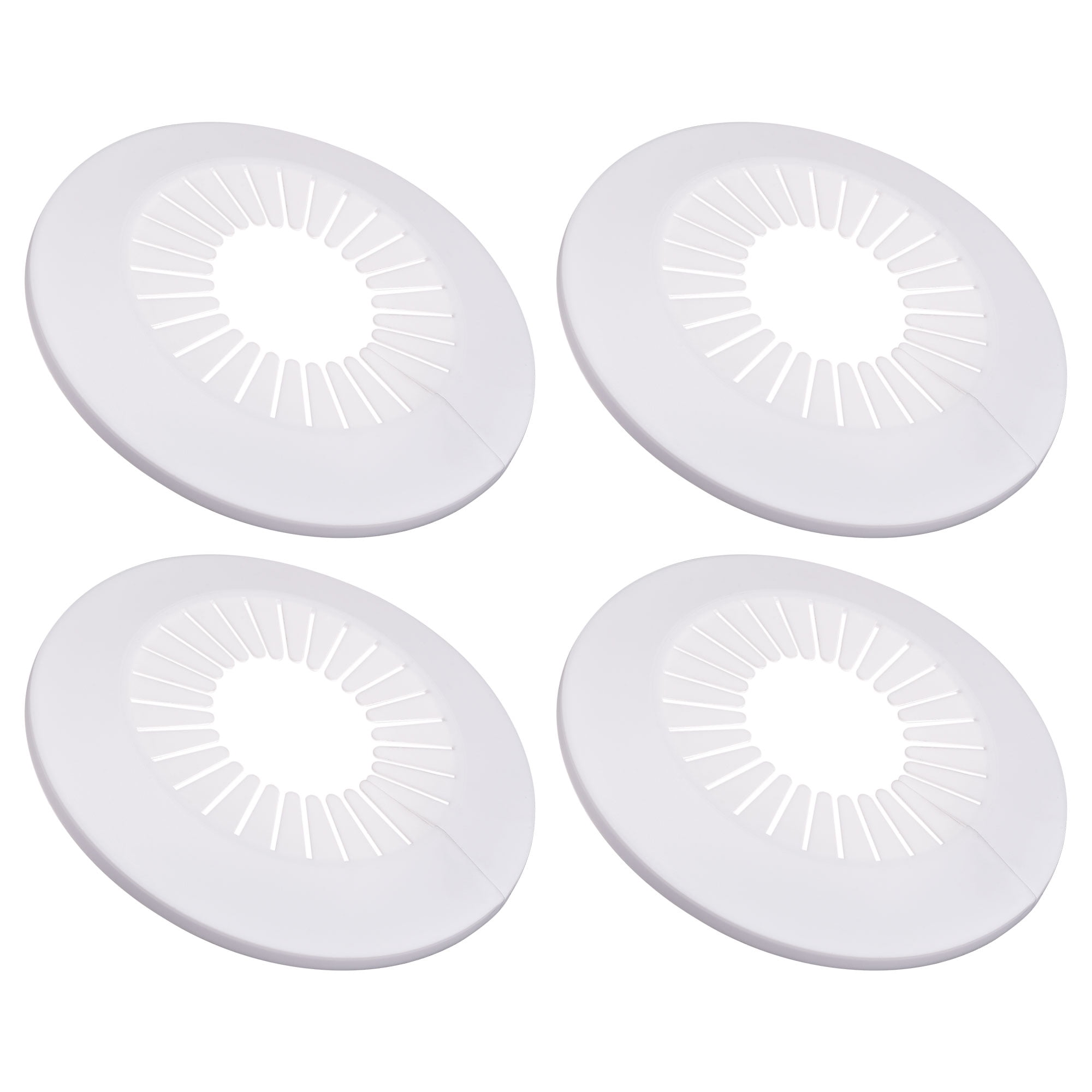 Uxcell Pipe Cover Decoration 60mm-74mm PP Escutcheon Water Pipe Drain ...