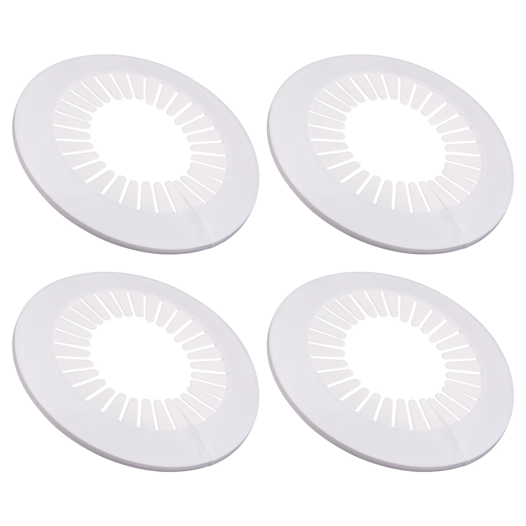 Uxcell Pipe Cover Decoration 90mm-100mm PP Escutcheon Water Pipe Drain ...