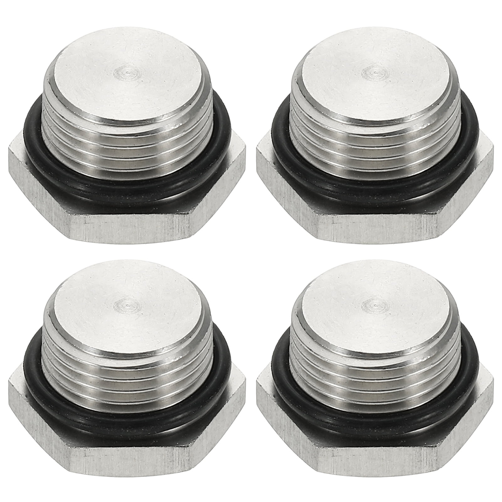 Uxcell Pipe Plug Fitting, Stainless Steel Male Outer Hex Thread for Plumbing Fixed NPT3/8 ...