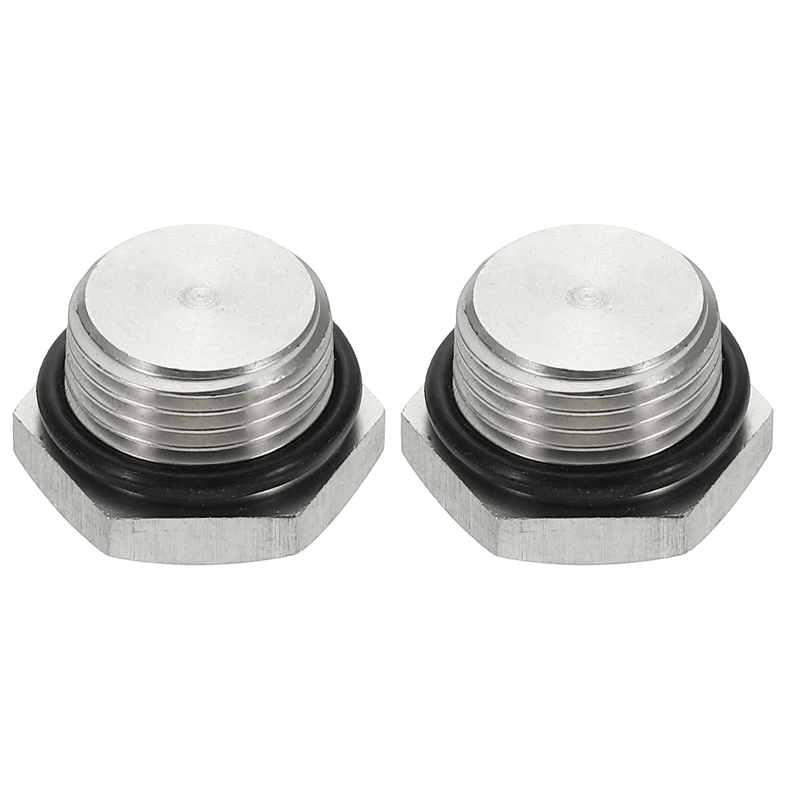 Uxcell Pipe Plug Fitting, Stainless Steel Male Outer Hex Thread for Plumbing Fixed with Sealing ...