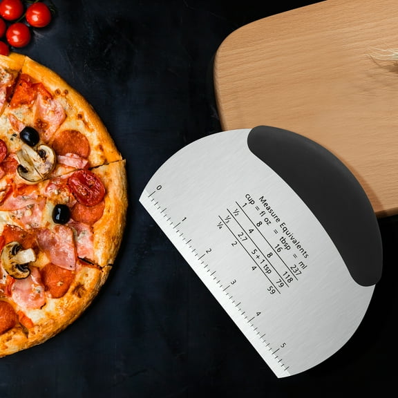 CZQ Stainless Steel Pastry Cutter Kitchen Food Scraper Chopper, Metal ...