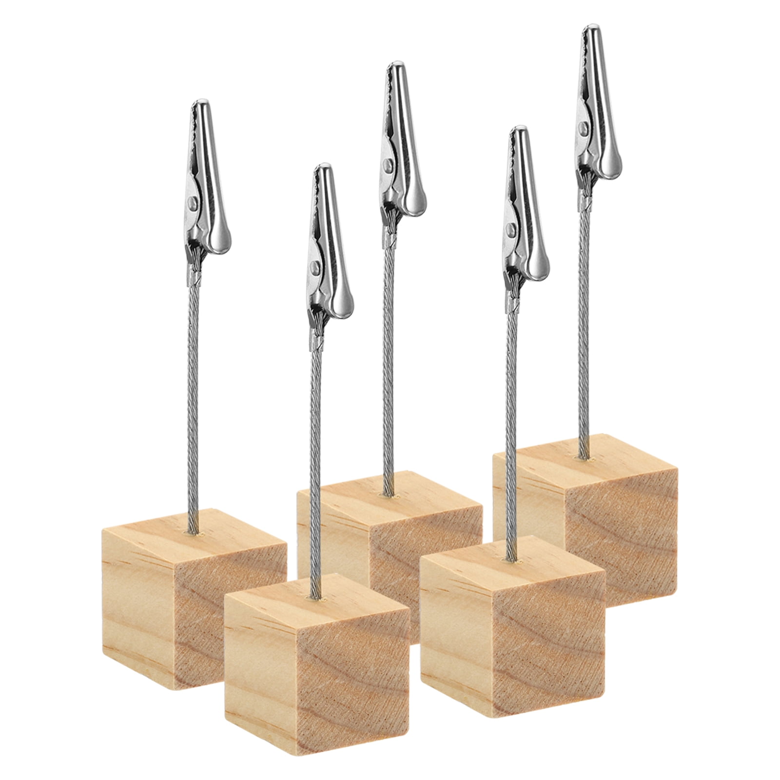 Uxcell Place Card Holder 5pcs Memo Clip Holder Stand with Alligator ...