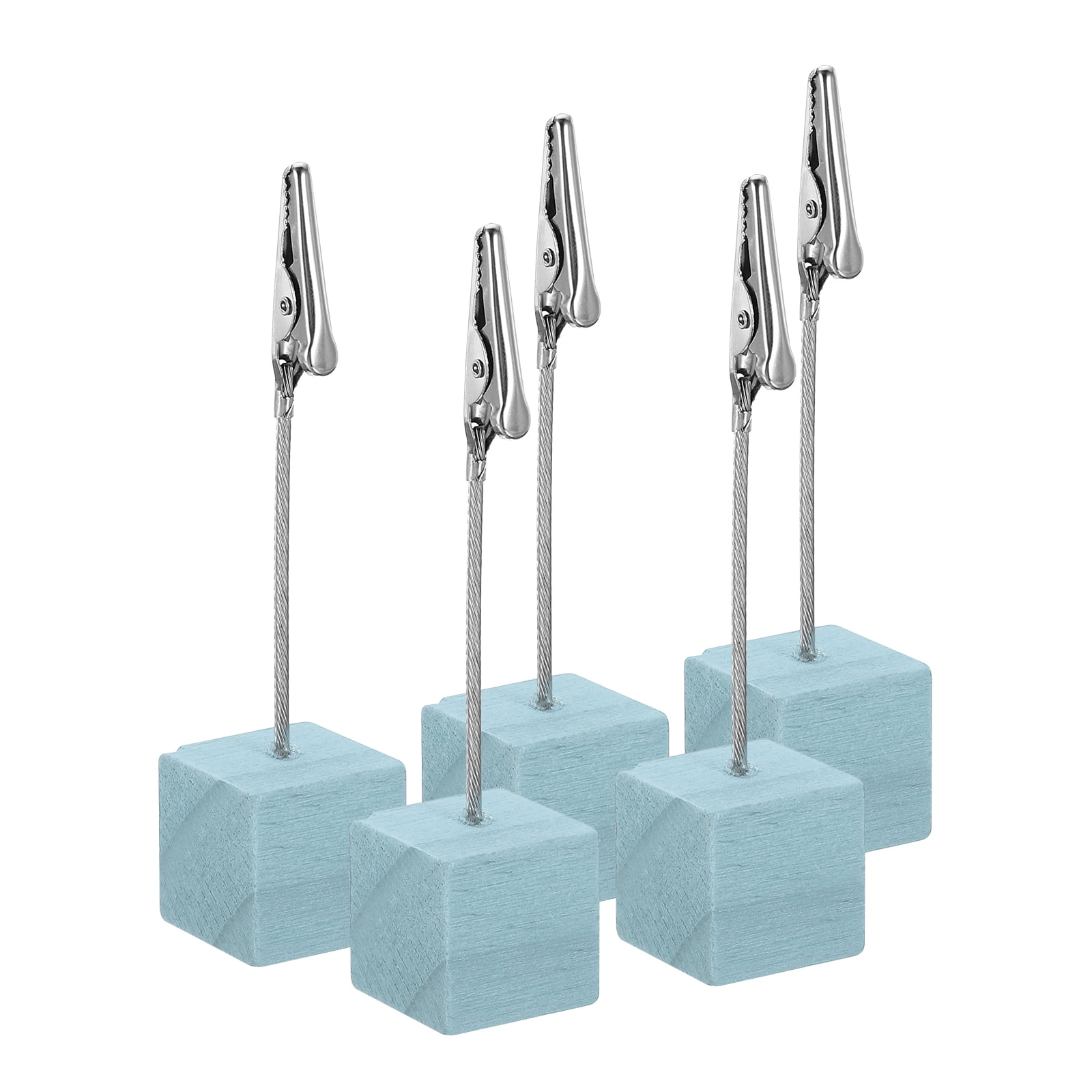 Uxcell Place Card Holder 5pcs Memo Clip Holder Stand with Alligator ...
