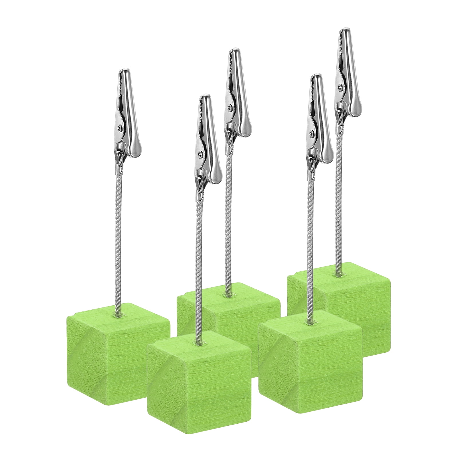 Uxcell Place Card Holder 5pcs Memo Clip Holder Stand with Alligator ...