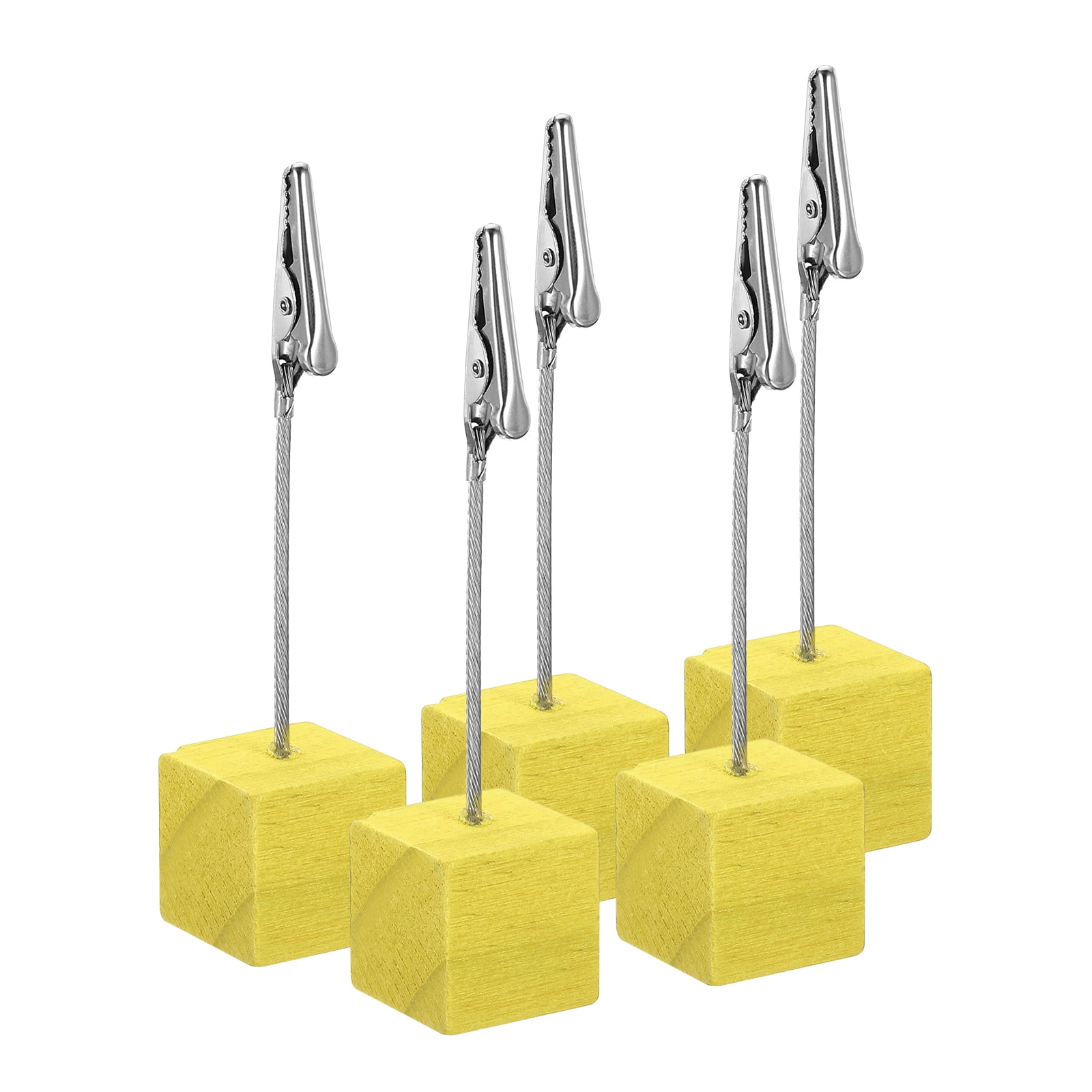 Uxcell Place Card Holder 5pcs Memo Clip Holder Stand with Alligator ...