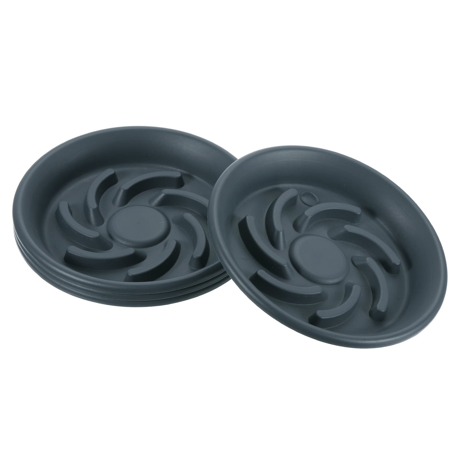 Uxcell Plant Saucer Drip Tray 4.5 Inch Plastic Round Planter Trays ...