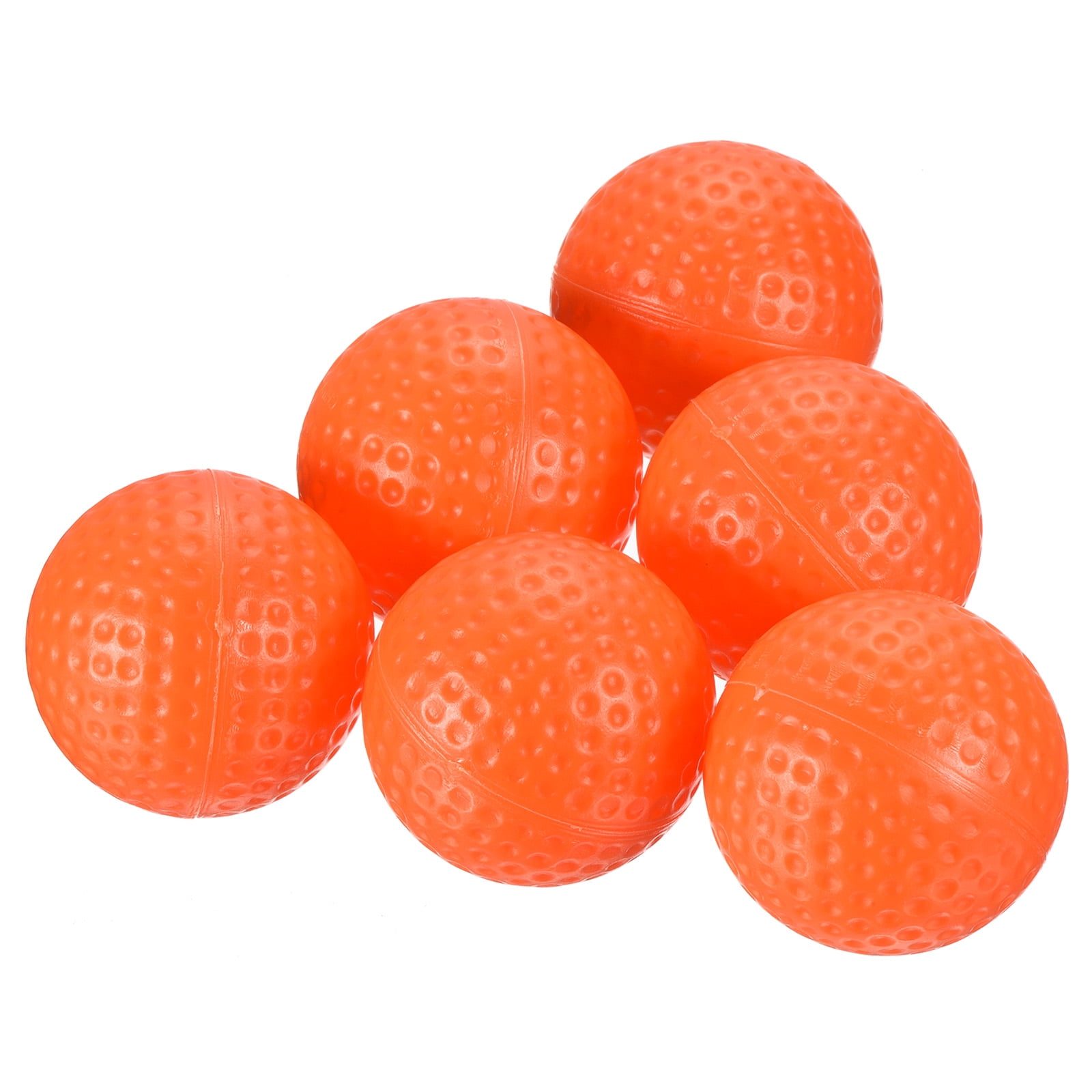 Uxcell Plastic 41mm Hollow Swing Training Golf Practice Ball Orange 40 ...