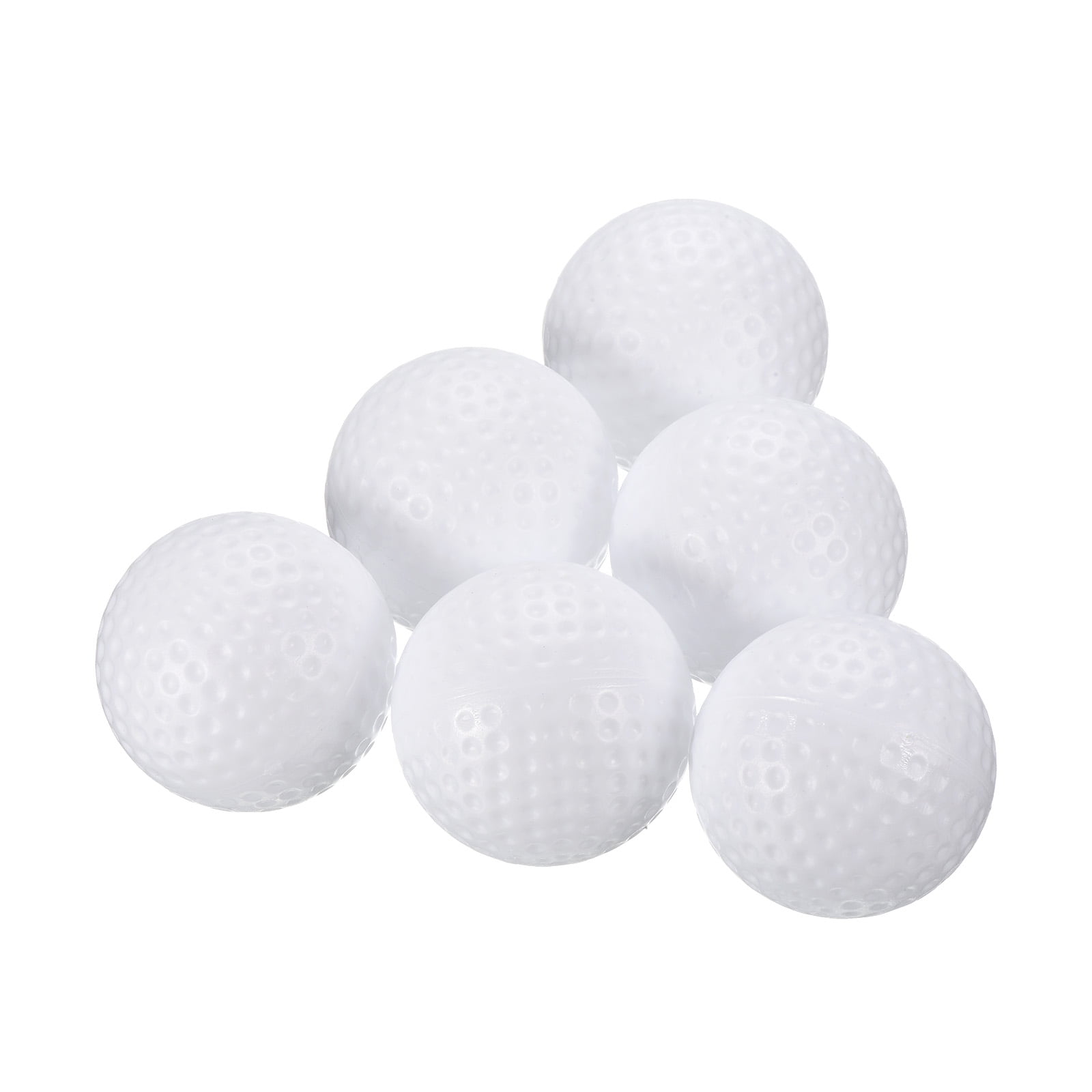 Uxcell Plastic 41mm Hollow Swing Training Golf Practice Ball White 20 ...