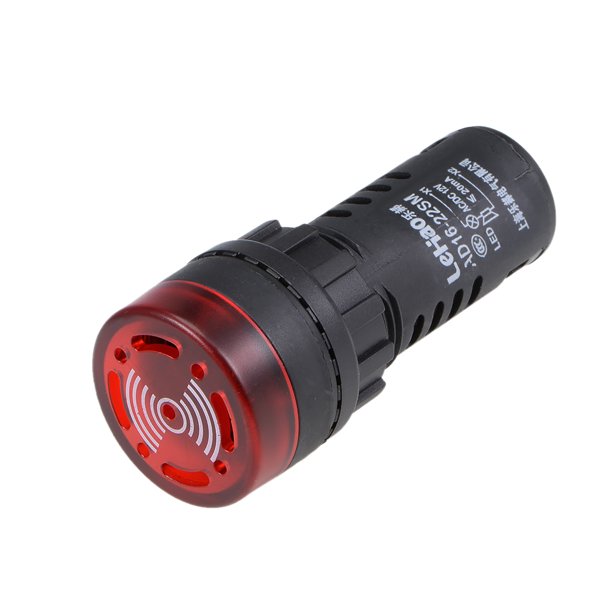 Uxcell Plastic AC/DC 12V Flashing LED Indicator Lights Red 1 Pack ...