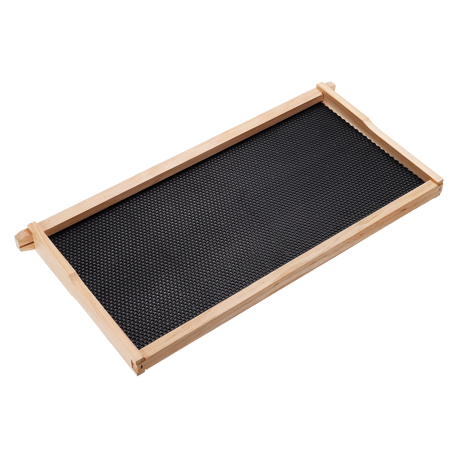 Uxcell Plastic Bee Foundation with Wooden Beehive Frames for Beekeeping ...