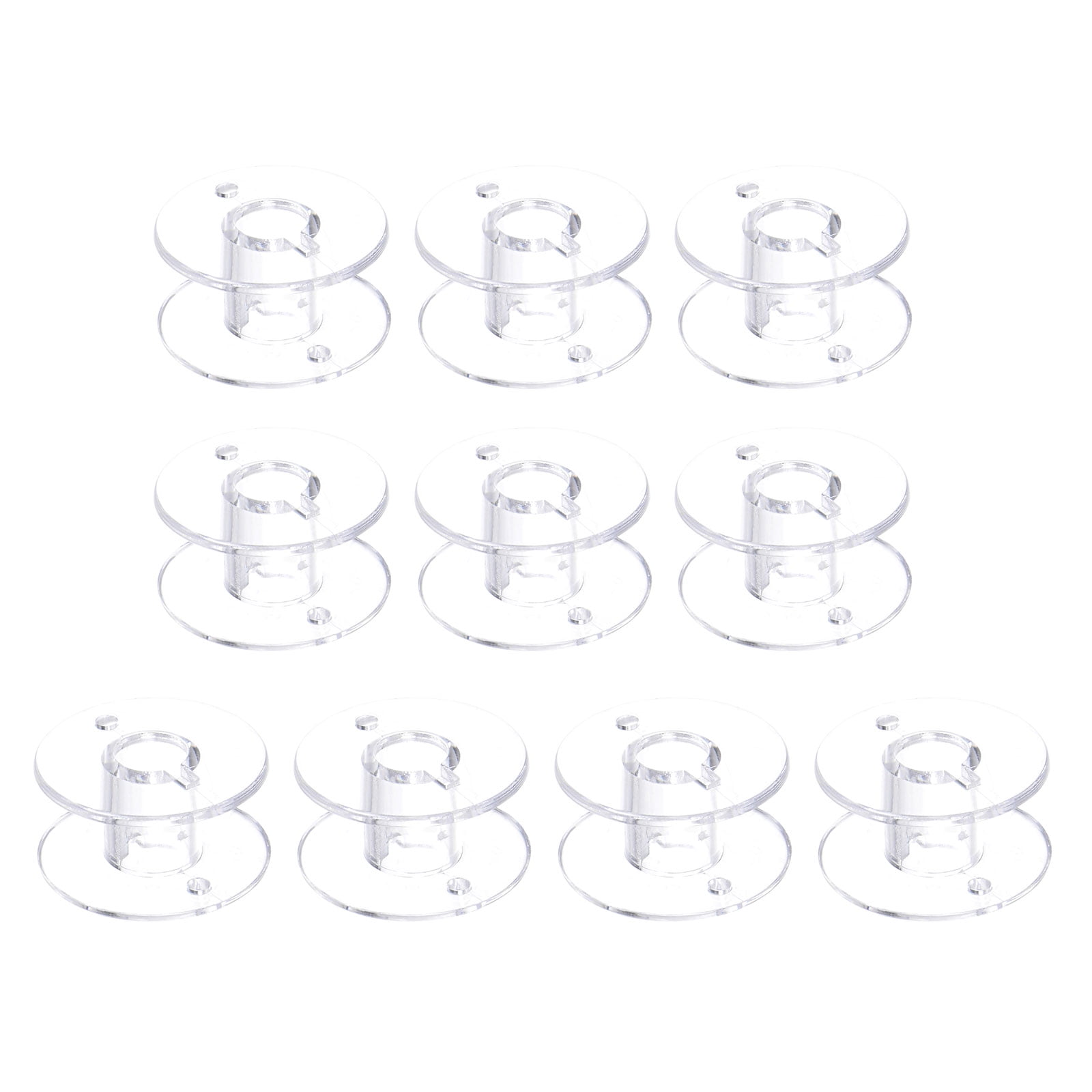 Uxcell Plastic Bobbins Standard Sizes for Multi Function Sewing Machine ...