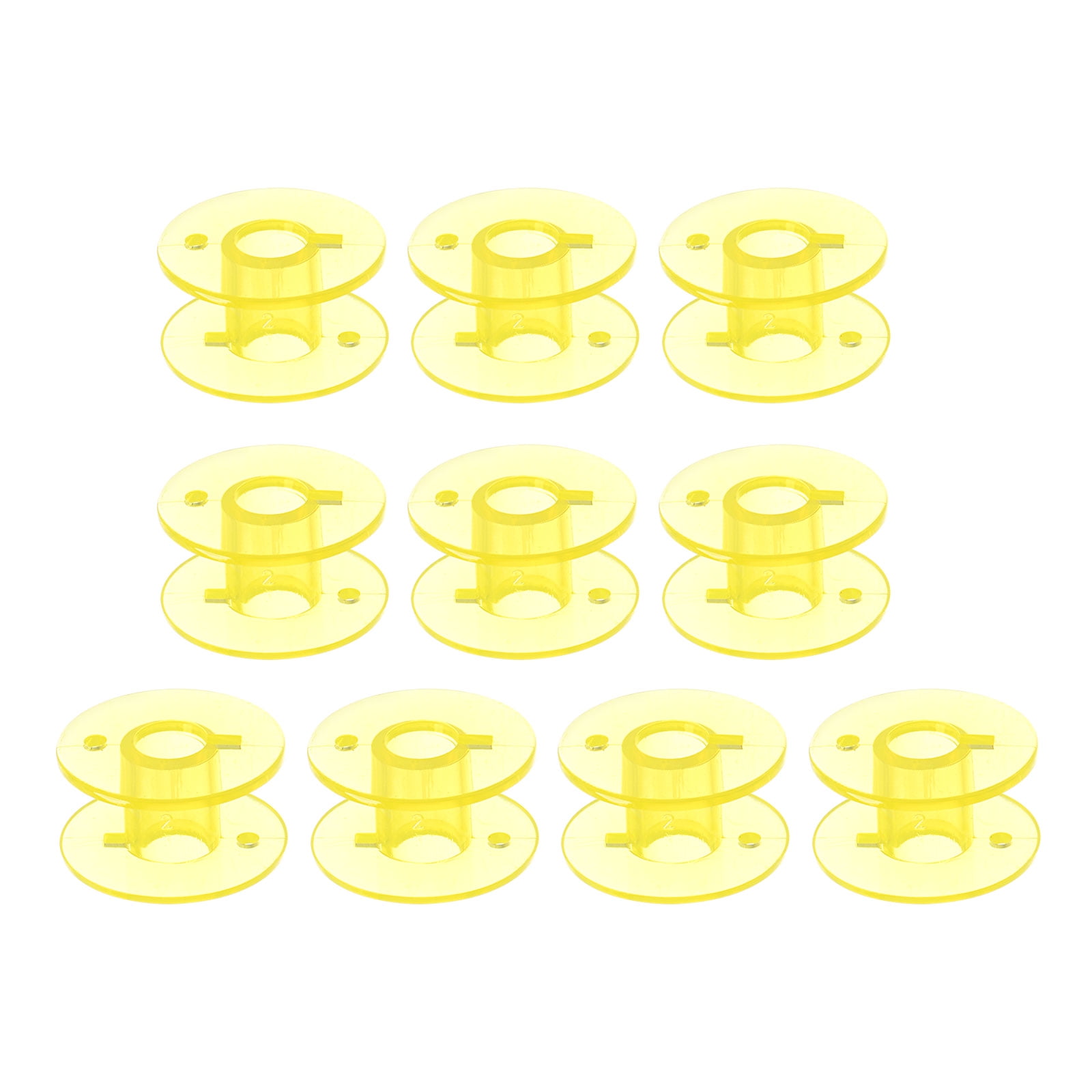 Uxcell Plastic Bobbins Standard Sizes for Multi Function Sewing Machine ...