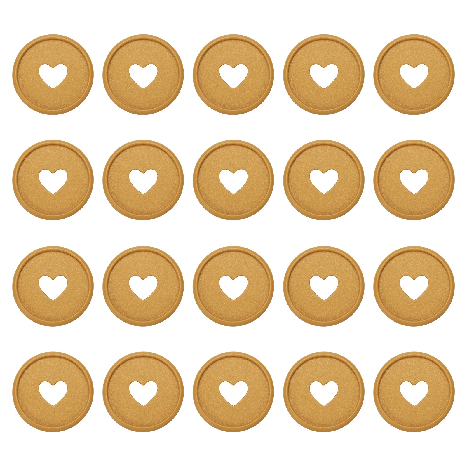 Uxcell Plastic Book Binding Discs 20 Pcs 1.4 inch Heart Discbound ...