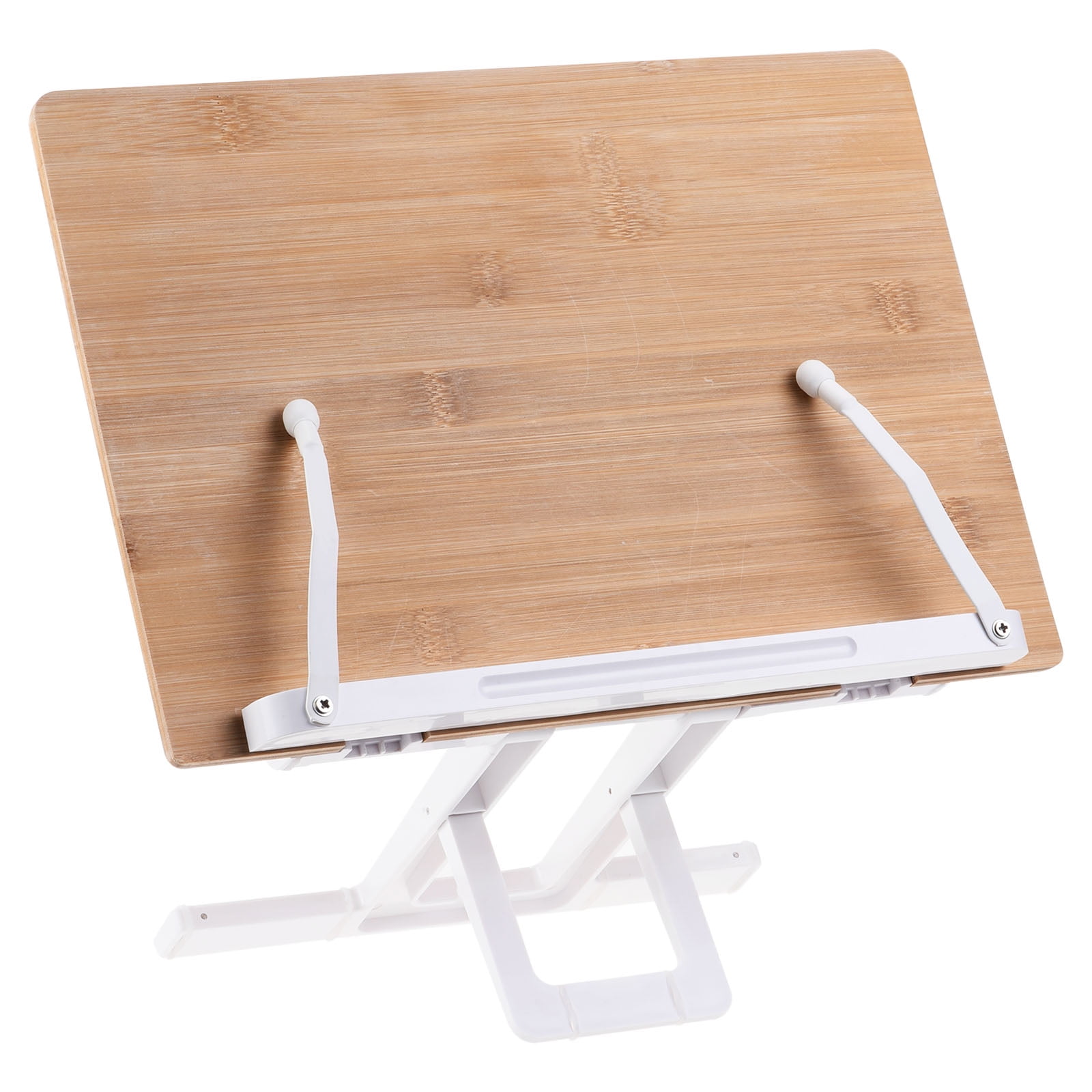 Uxcell Plastic Book Stand for Reading, 180 Rotate Book Holder with Page ...