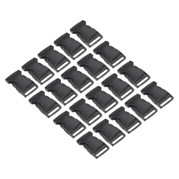 Uxcell Plastic Buckles 20 Pack Quick Side Release Clips Olive 16mm ...