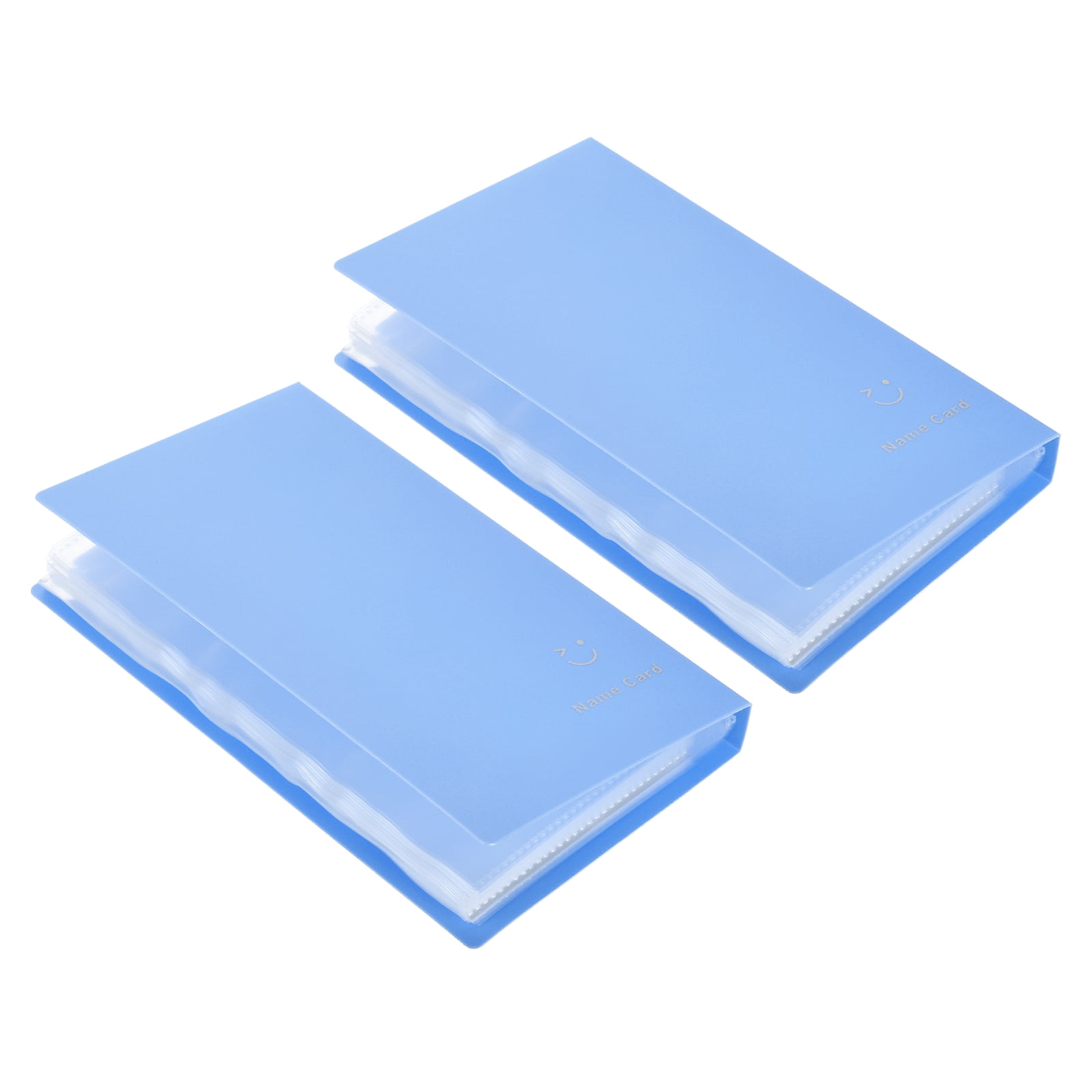 Uxcell Plastic Business Card Holder Photocard Binder Book 240 Pockets ...