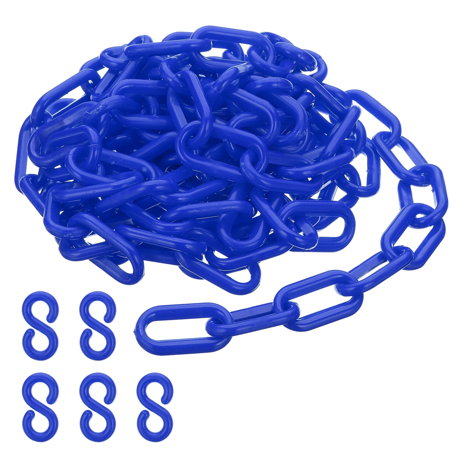 Uxcell Plastic Chain Links 10ft Safety Chains Chains Barriers 0.24 ...