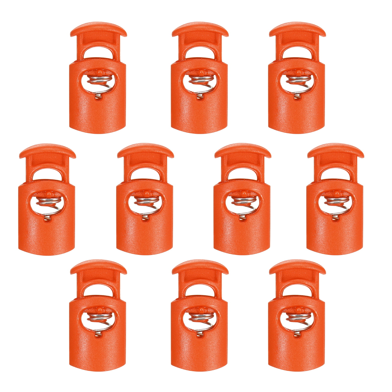 Uxcell Plastic Cord Lock, Single Hole Spring Toggle Stopper Adjustable ...