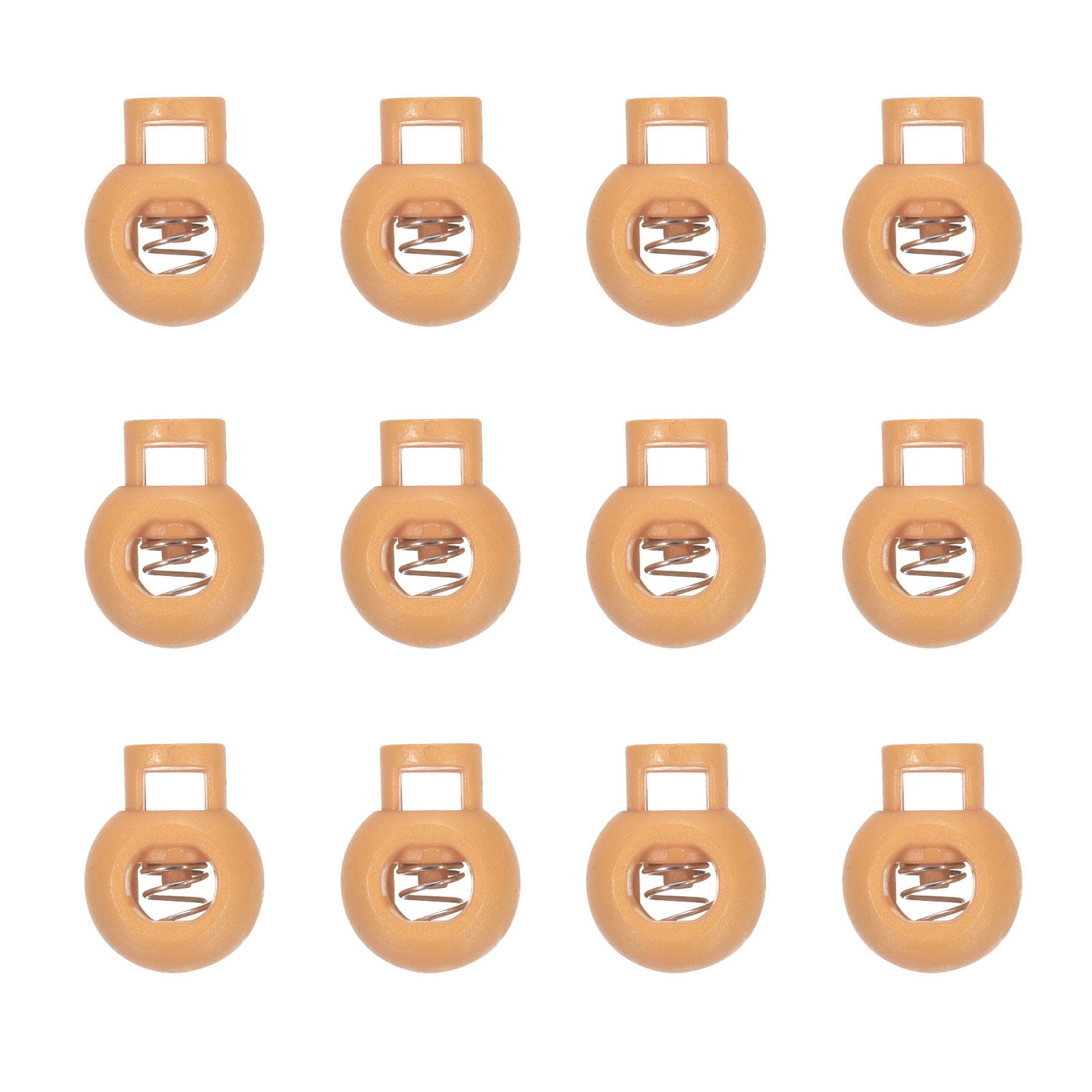 Uxcell Plastic Cord Lock, Single Hole Toggle Stopper Round Balls Shaped ...