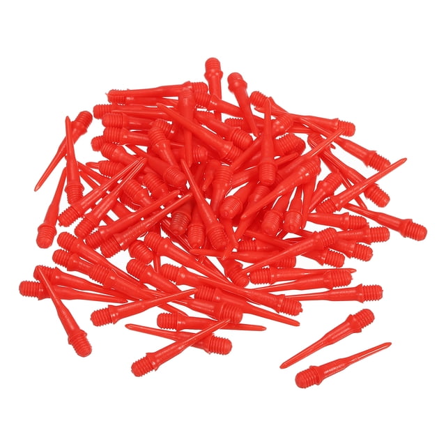 Uxcell Plastic Dart Tips, 100 Pack 2BA Thread Soft Dart Tips Dart ...