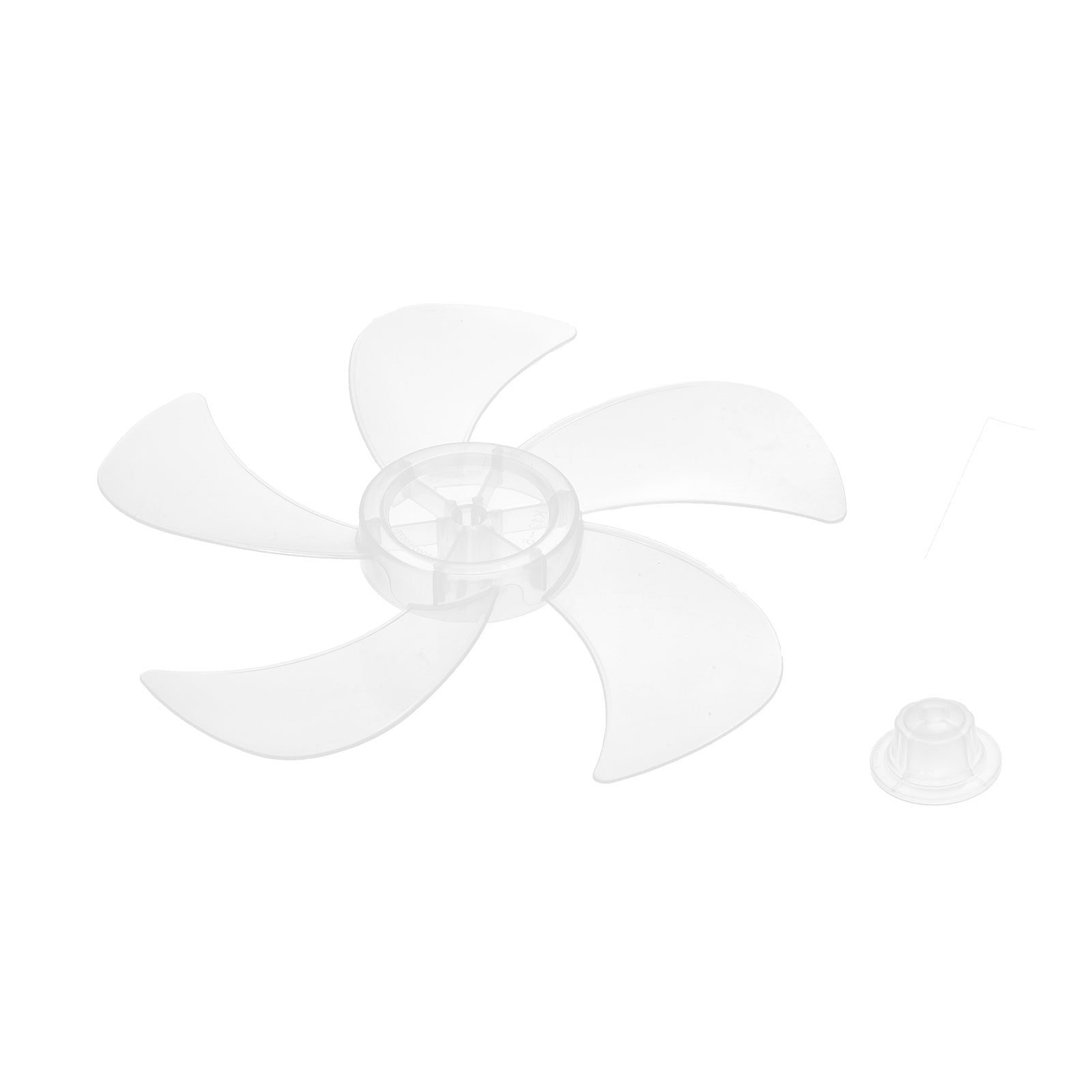 Uxcell Plastic Fan Vane Replacement 5 Vanes with Nut Cover 12 Inch ...