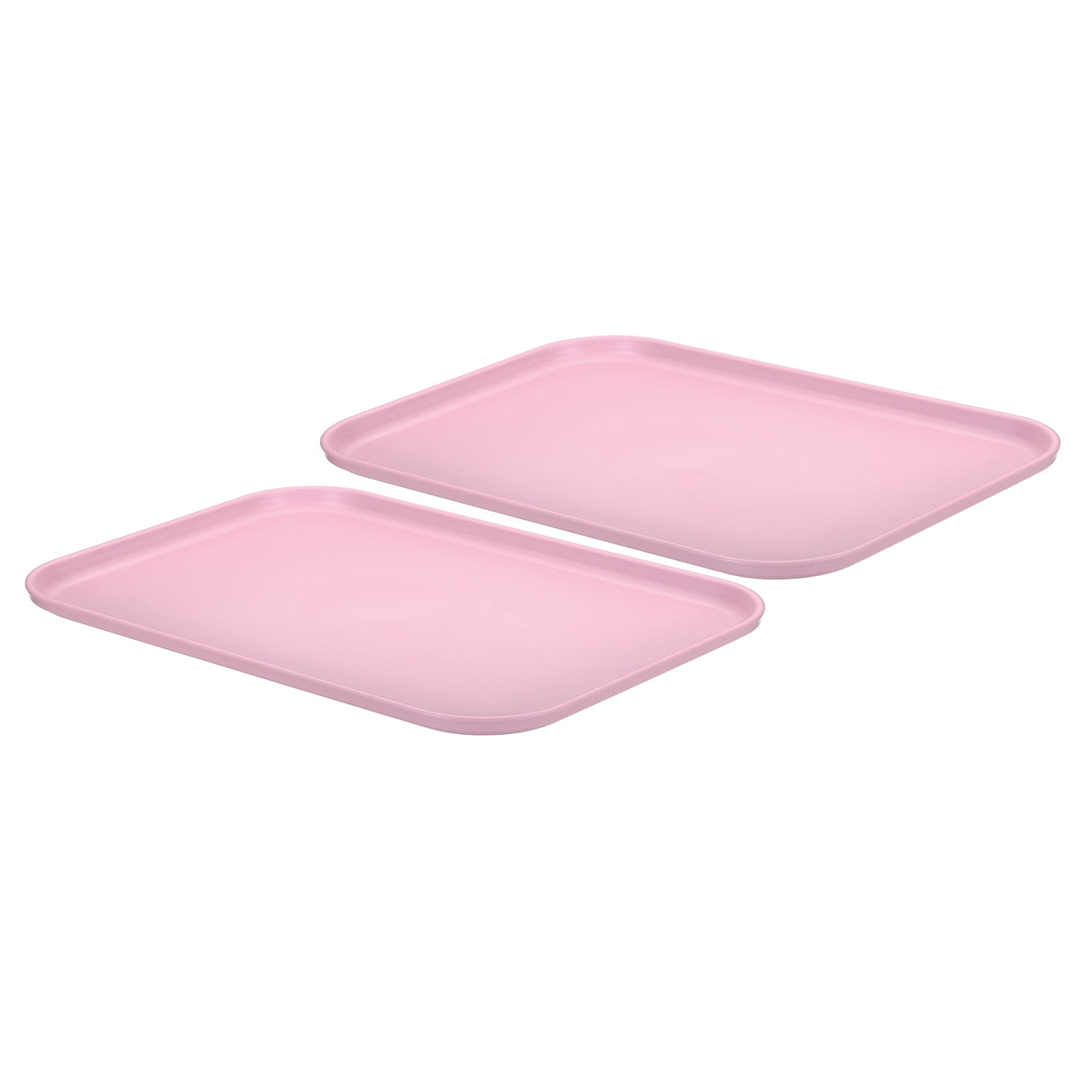Uxcell Plastic Fast Food Serving Tray, 15" x 10.6" Reusable Cafeteria ...