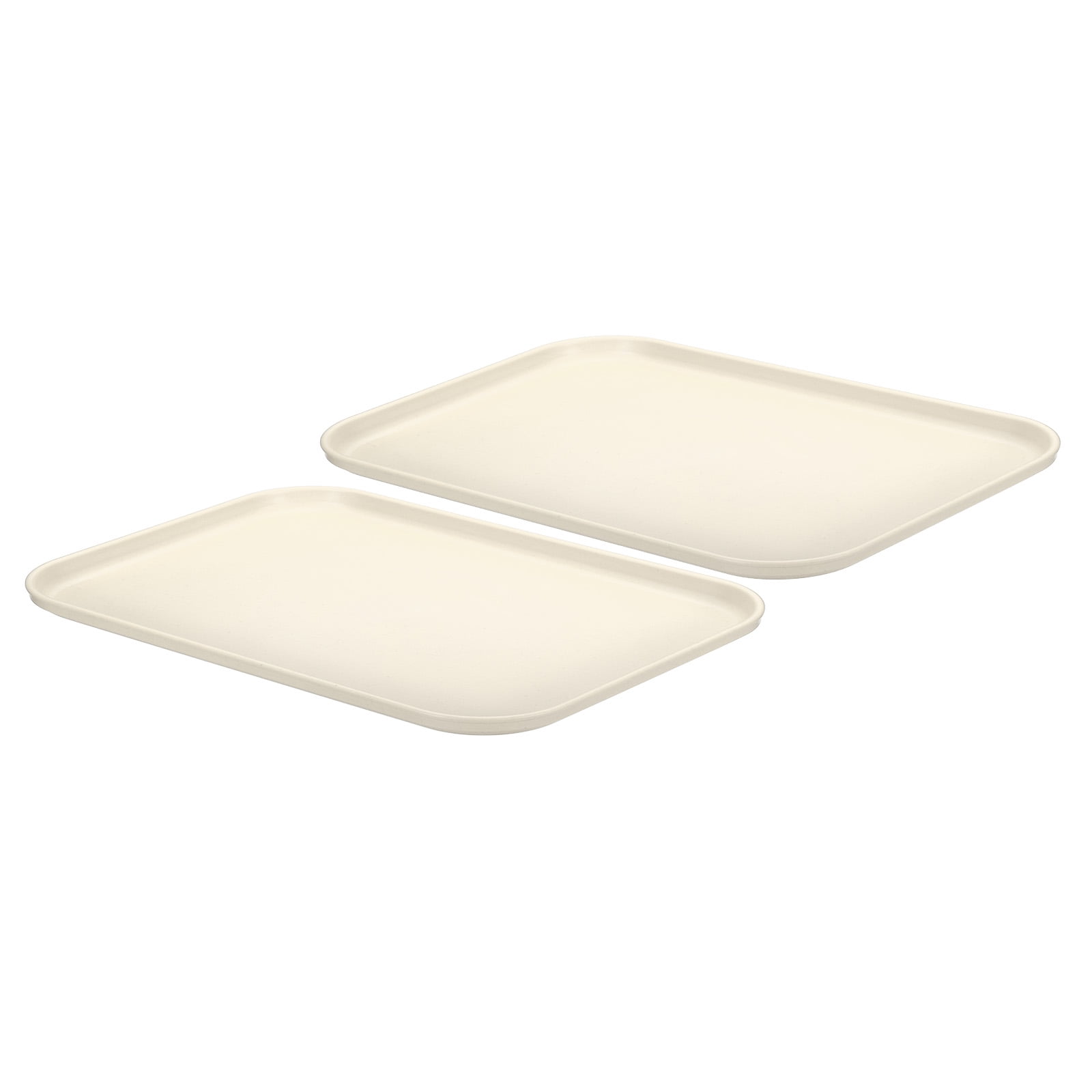 Uxcell Plastic Fast Food Serving Tray, 15" x 10.6" Reusable Cafeteria ...