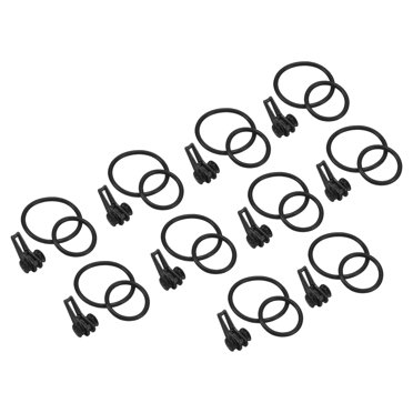 Uxcell 1.8x8.5x12mm Fishing Rings, 25 Pack 304 Stainless Steel Solid ...