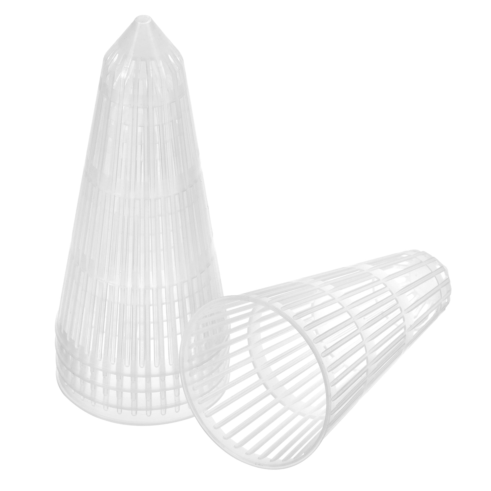 Uxcell Plastic Flower Pot Hole Mesh Pad Cone Shape Plants Bottom Grid ...