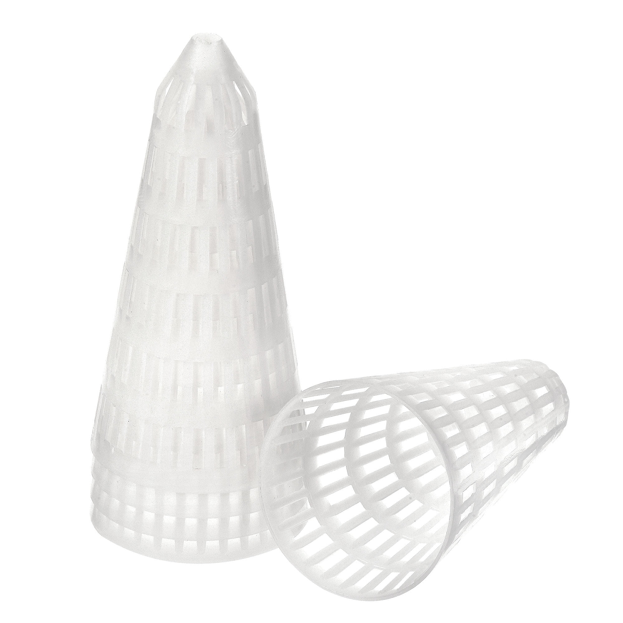 Uxcell Plastic Flower Pot Hole Mesh Pad Cone Shape Plants Bottom Grid ...