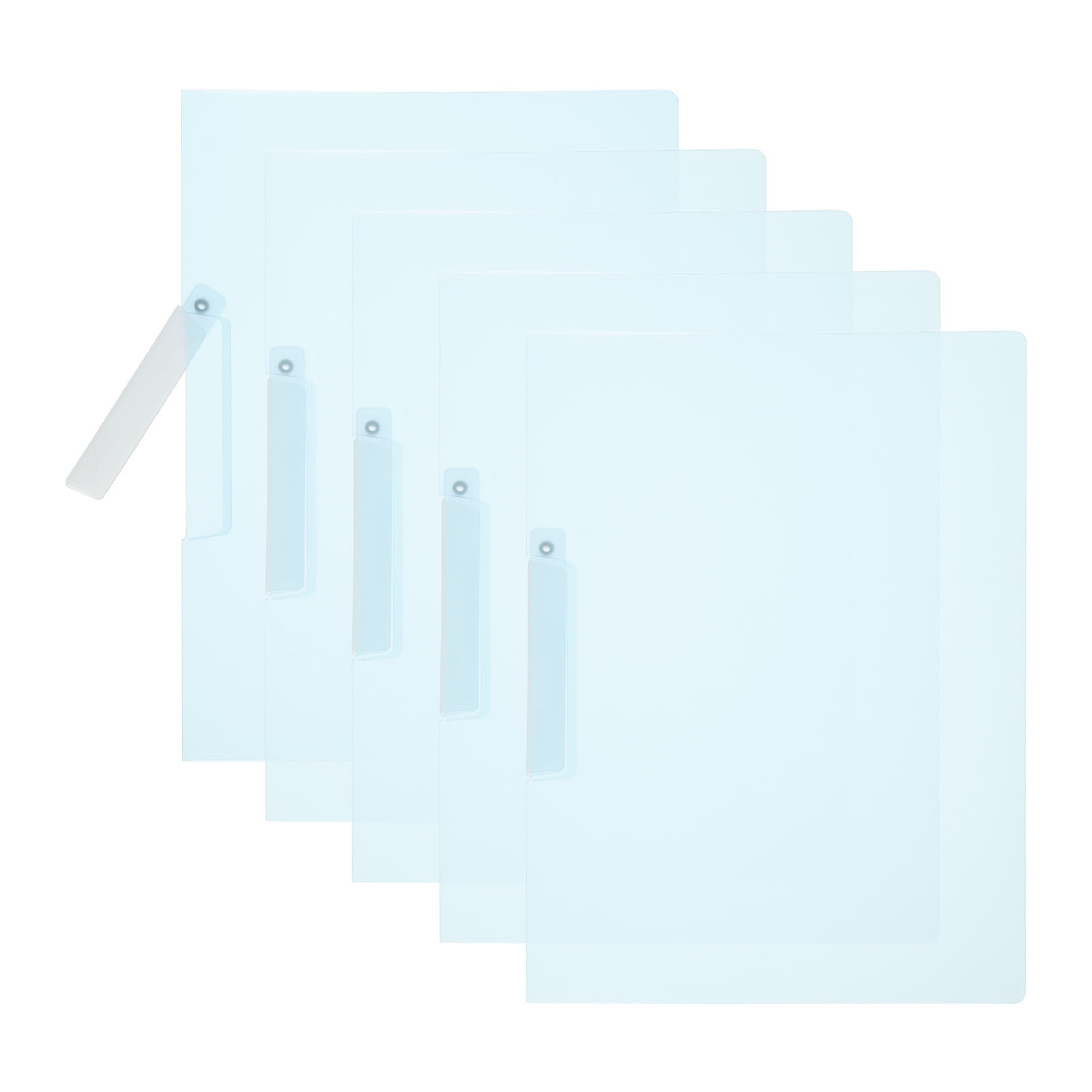 Uxcell Plastic Folders with Mid-Side Swing Clip, 10 Pcs Report Folder ...