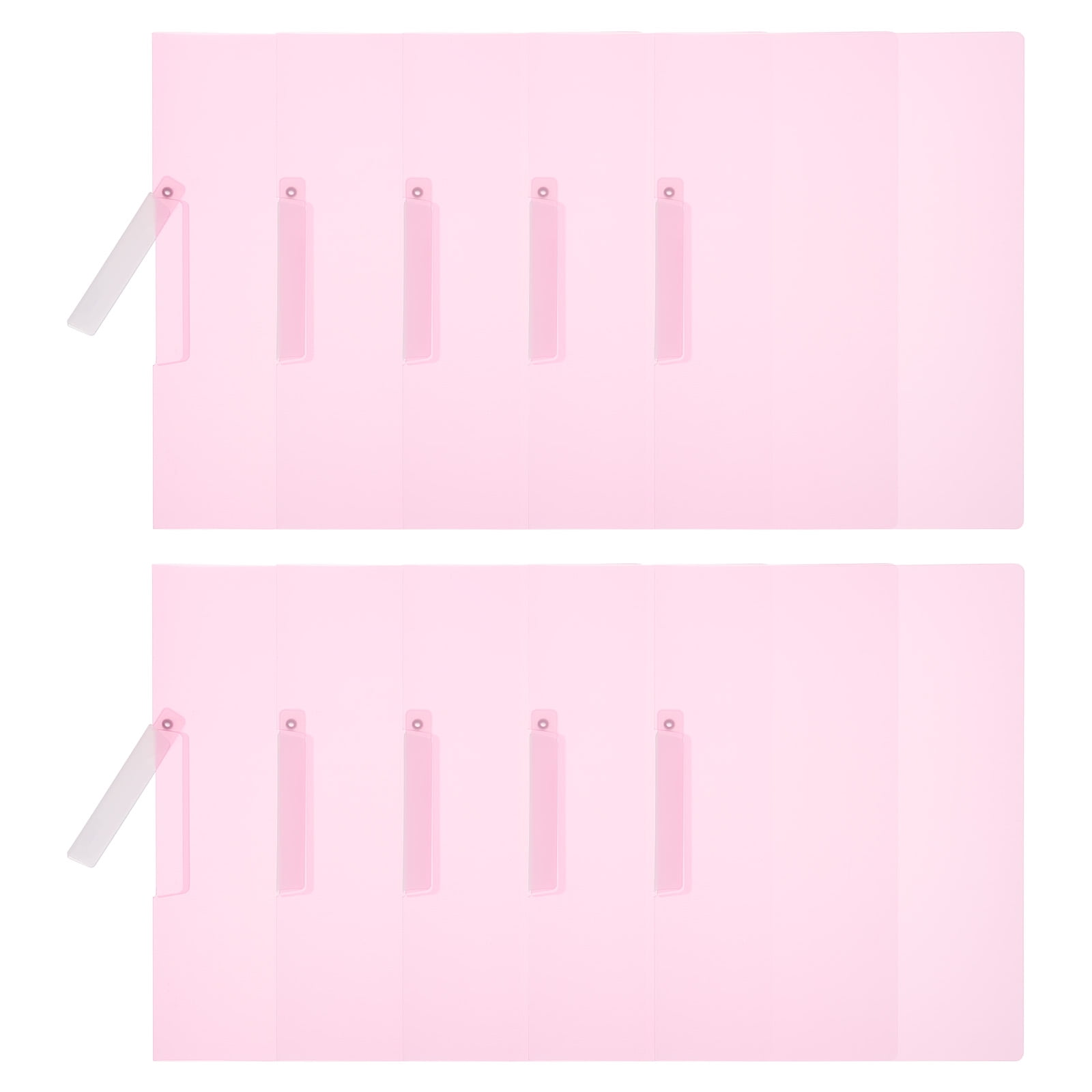 Uxcell Plastic Folders with Mid-Side Swing Clip, 5 Pcs Report Folder ...