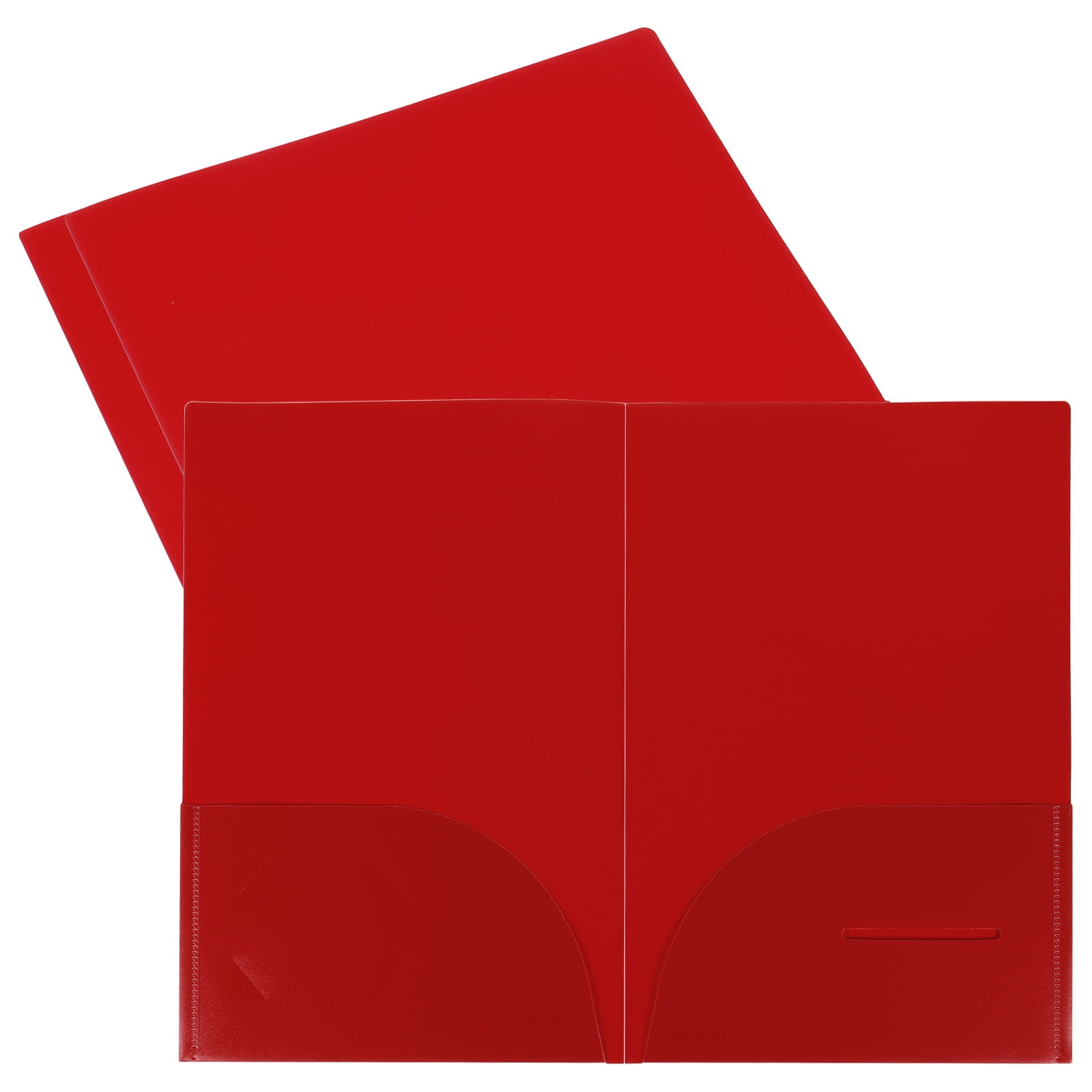 Uxcell Plastic Folders with Pockets, Letter Files Portfolio Storage ...