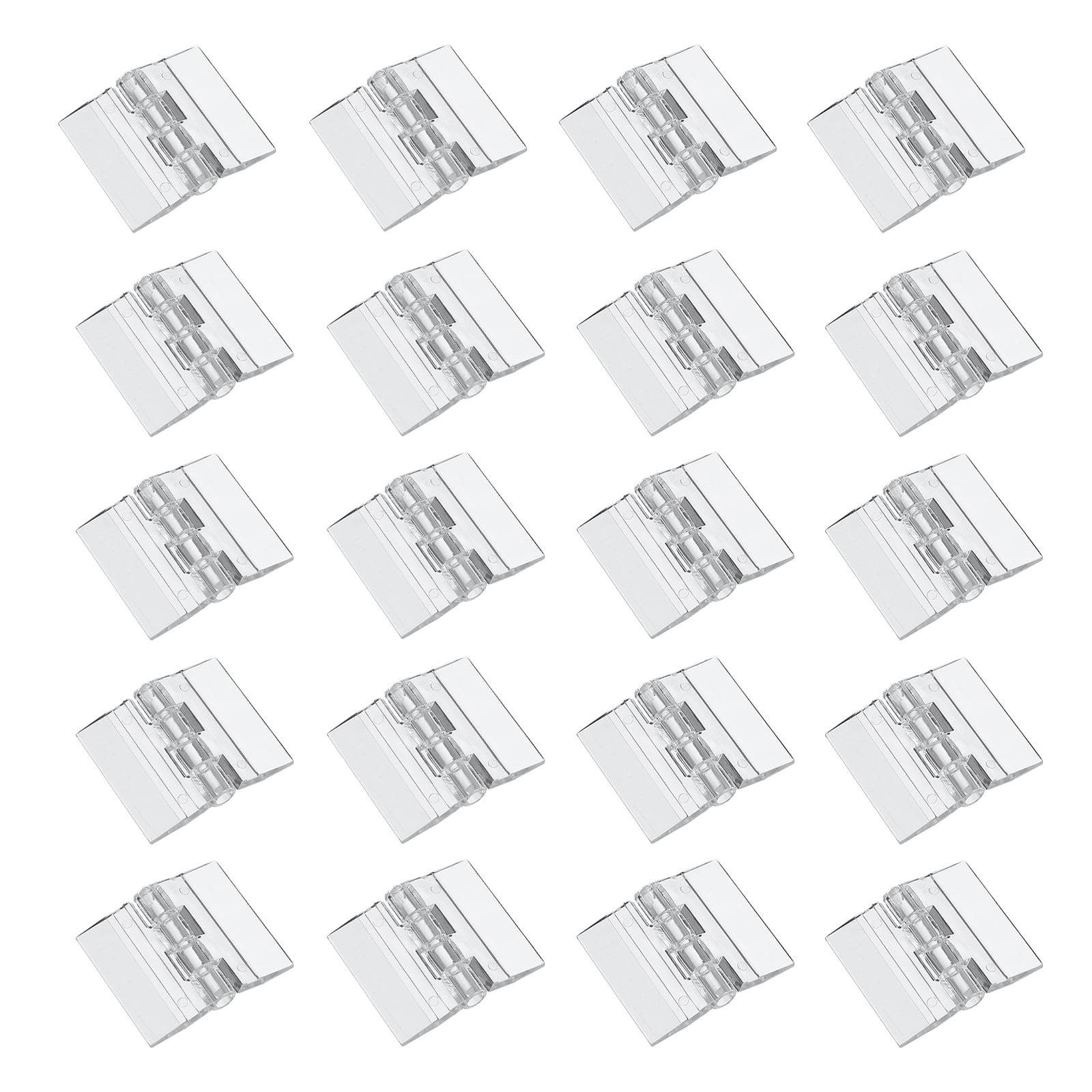 Uxcell Plastic Hinges, Acrylic Hinges Small Hinge Continuous Piano ...