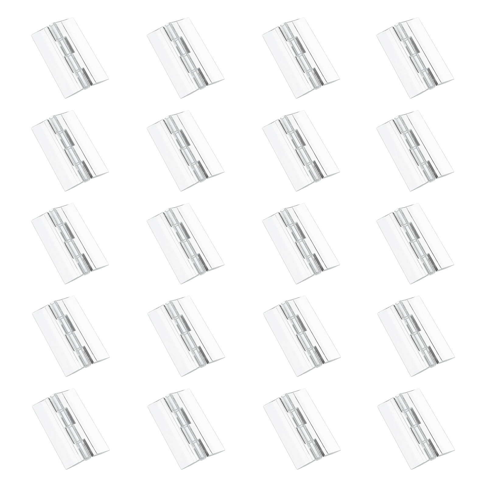 Uxcell Plastic Hinges, Acrylic Hinges Small Hinge Continuous Piano ...