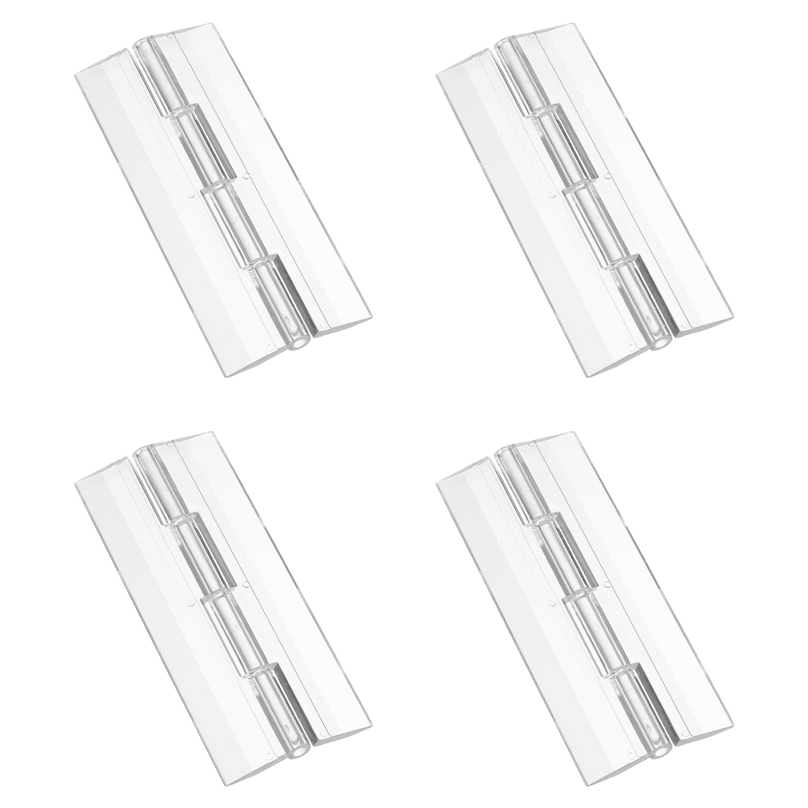 Uxcell Plastic Hinges, Acrylic Hinges Small Hinge for Cabinet Crafts ...