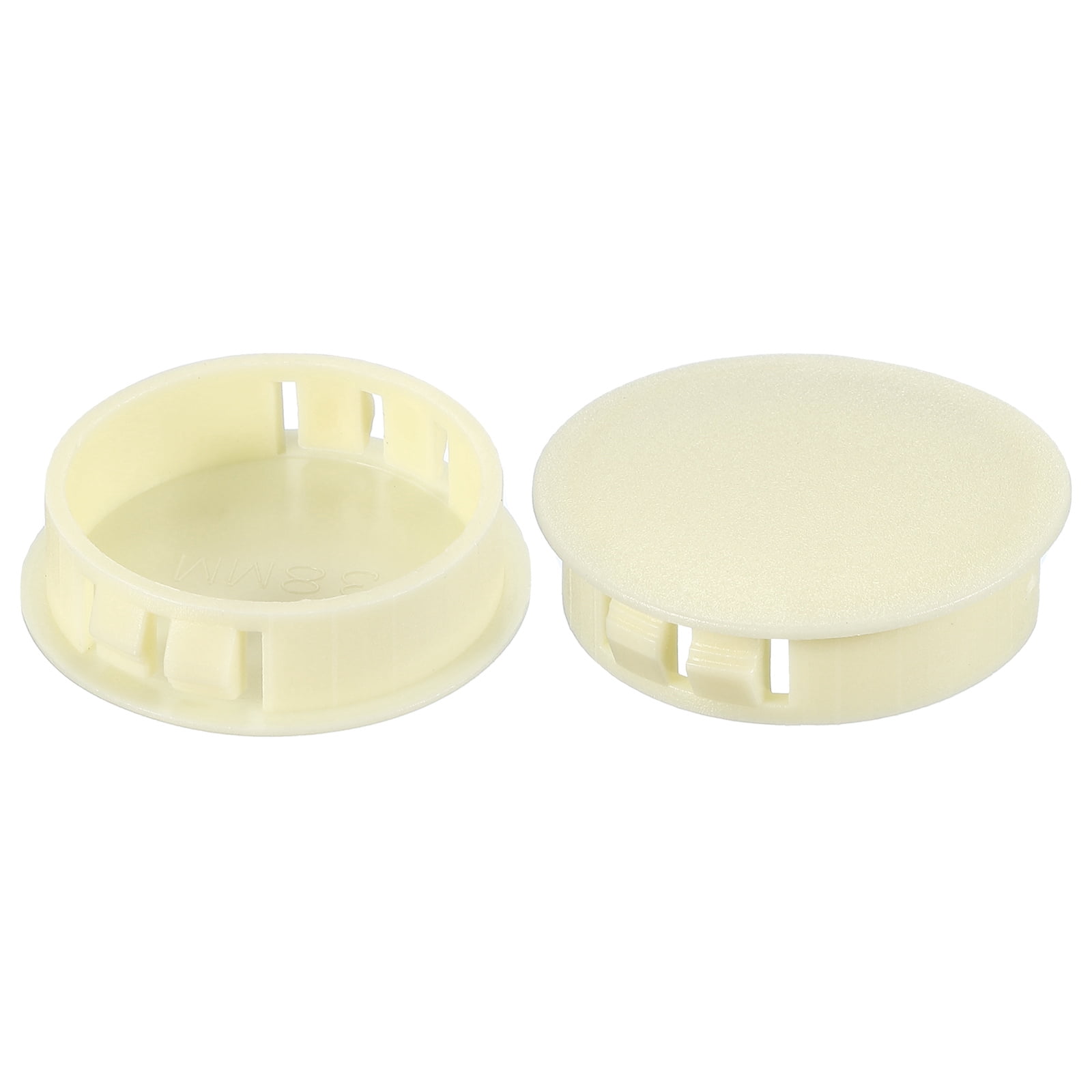 Uxcell Plastic Hole Plug, Flush Type Round Hole Plugs Cover Snap in ...