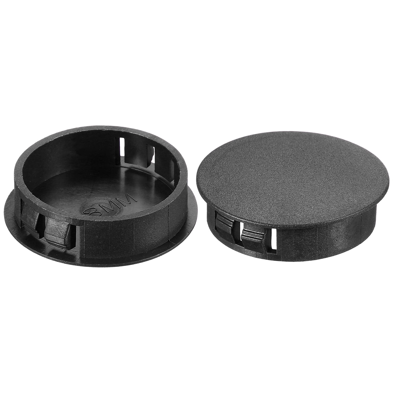 Uxcell Plastic Hole Plug, Flush Type Round Hole Plugs Cover Snap in ...