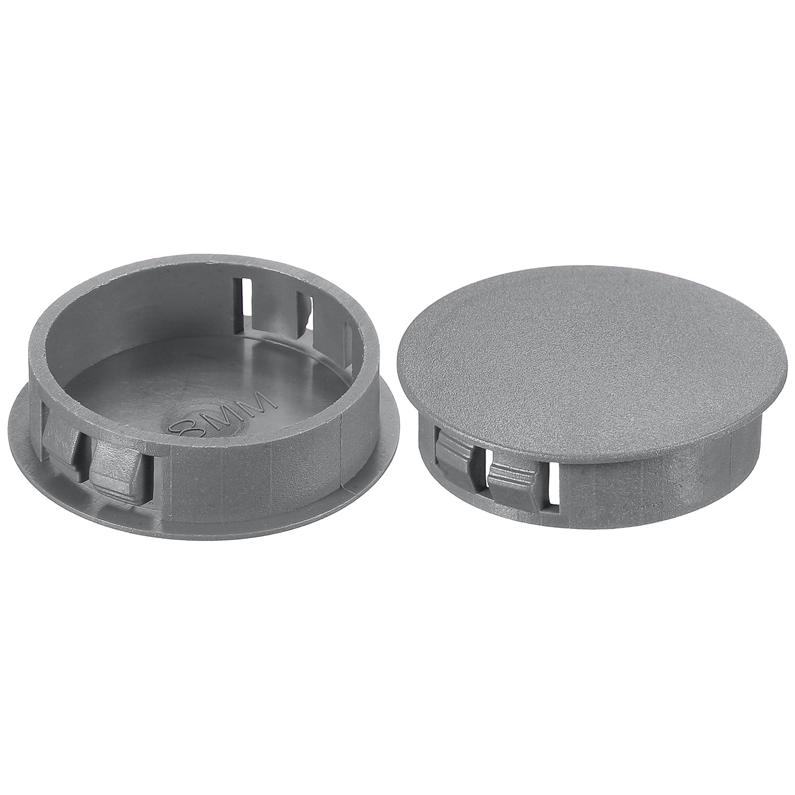 Uxcell Plastic Hole Plug, Flush Type Round Hole Plugs Cover Snap in ...
