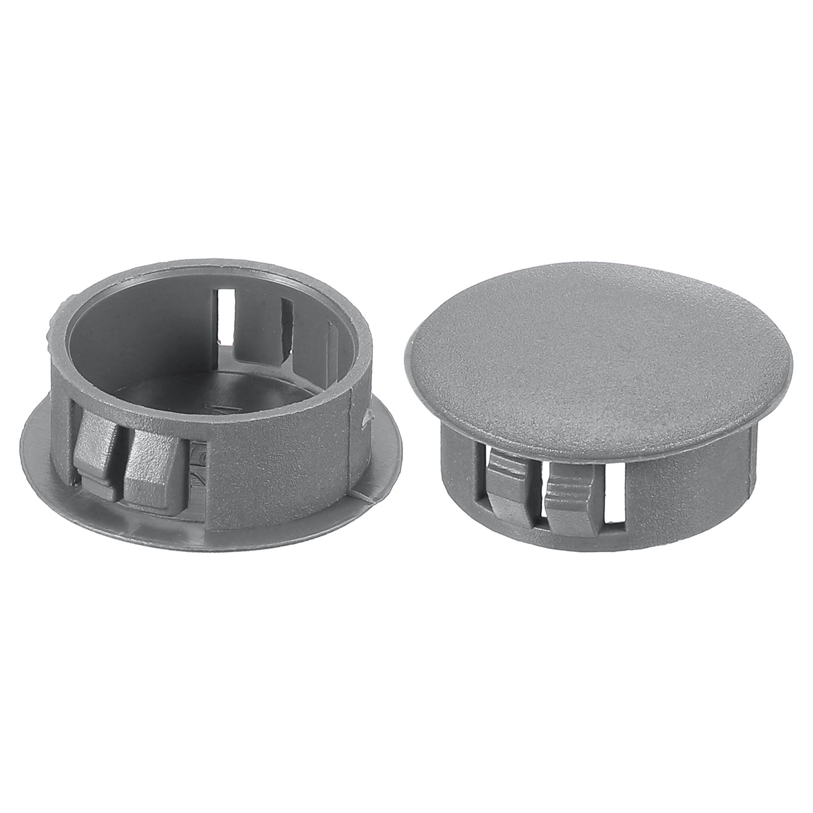 Uxcell Plastic Hole Plug, Flush Type Round Hole Plugs Cover Snap in ...