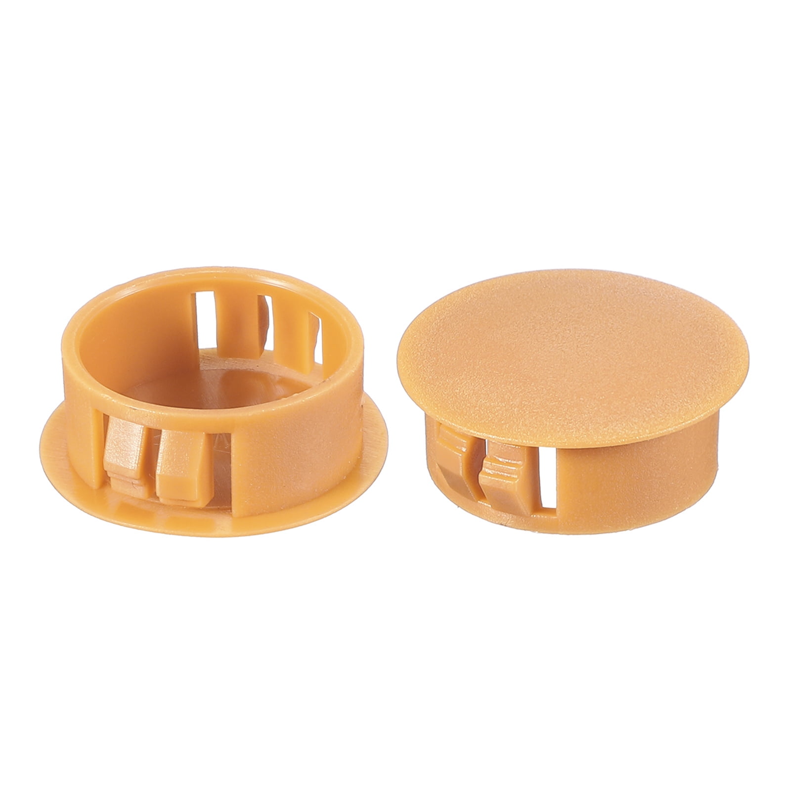Uxcell Plastic Hole Plug, Flush Type Round Hole Plugs Cover Snap in ...