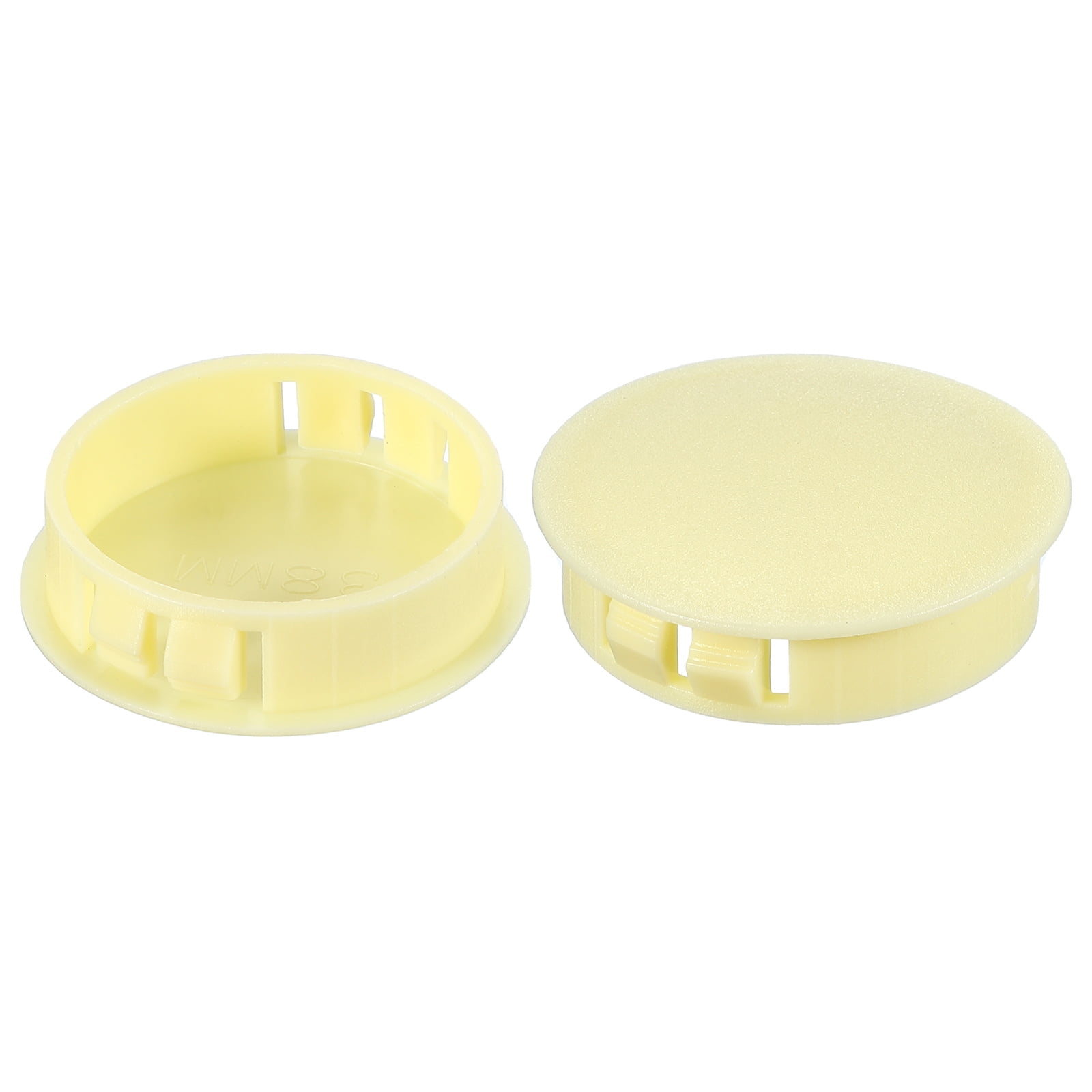 Uxcell Plastic Hole Plug, Flush Type Round Hole Plugs Cover Snap in ...