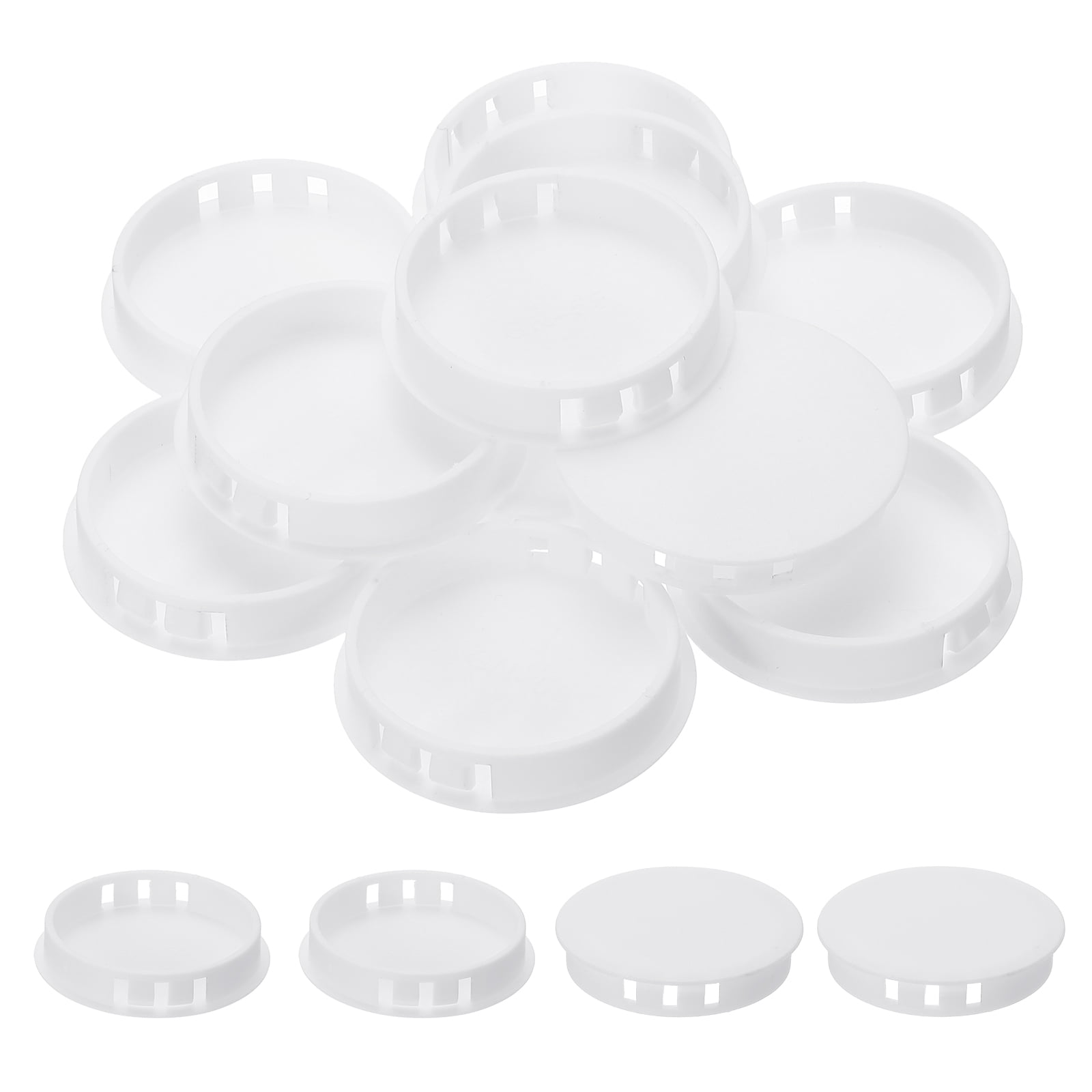 Uxcell Plastic Hole Plugs, 34 Pcs 2 1/7"(55mm) Plastic Plugs Screw Hole ...
